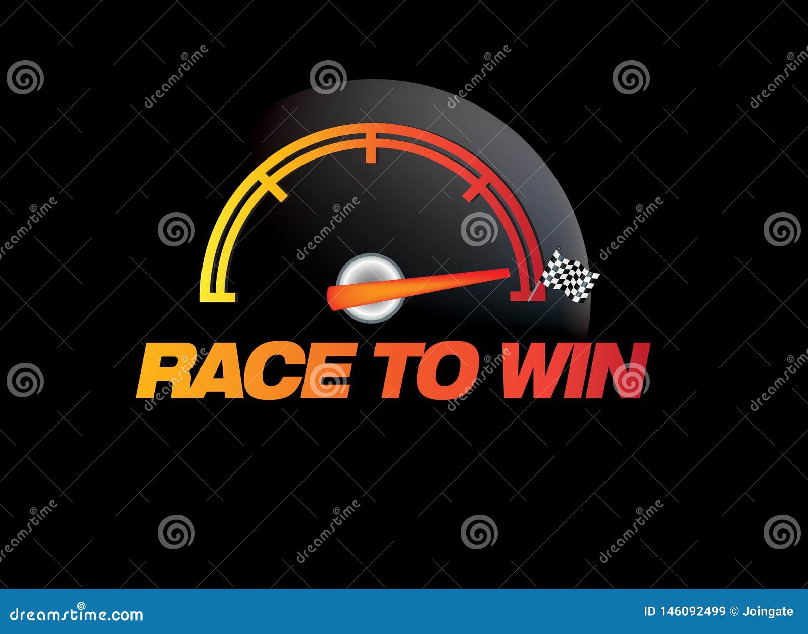 Winner Graphic Design Element for Motorsports Stock Vector ...