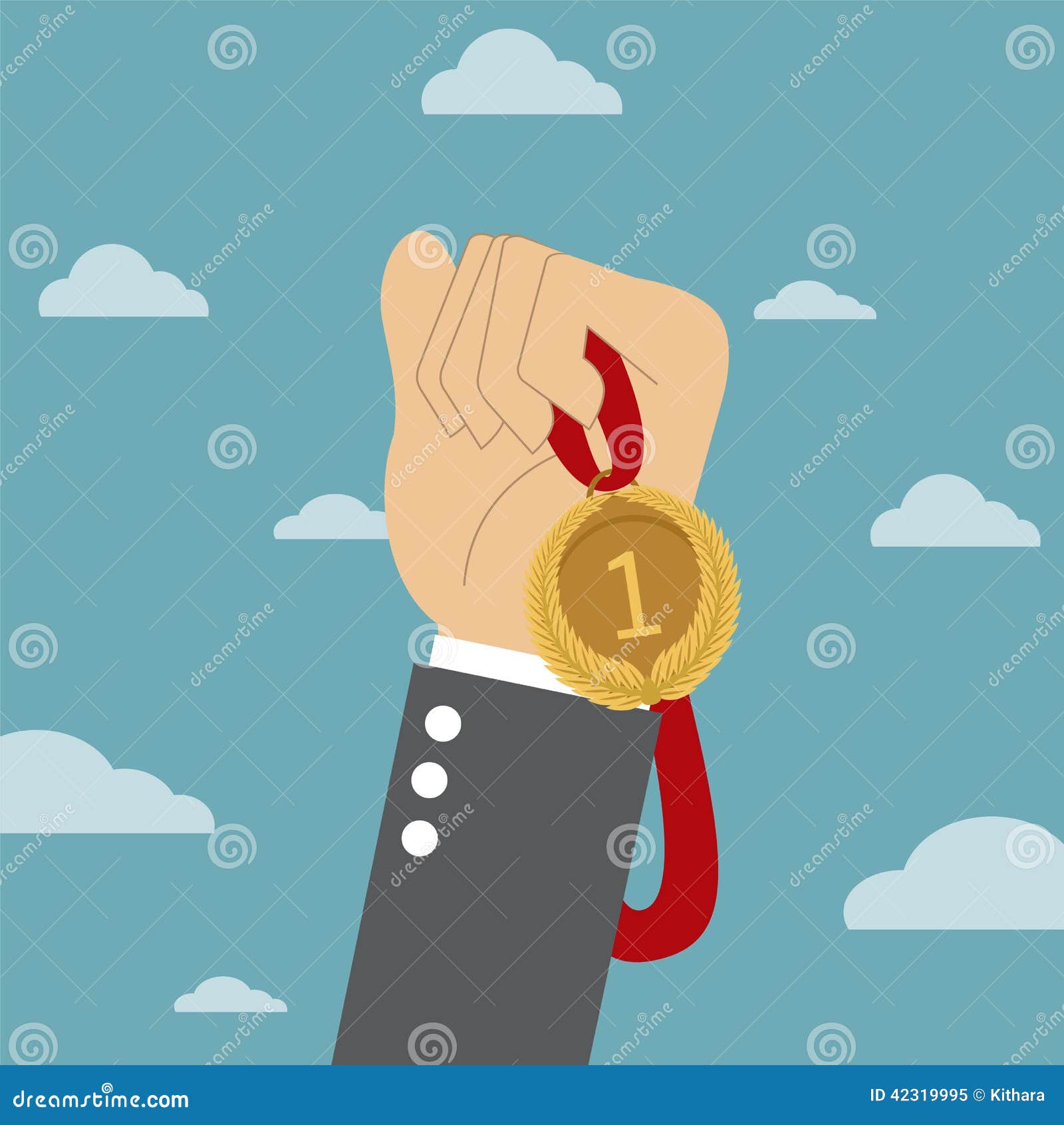 Winner stock vector. Illustration of competition, number - 42319995