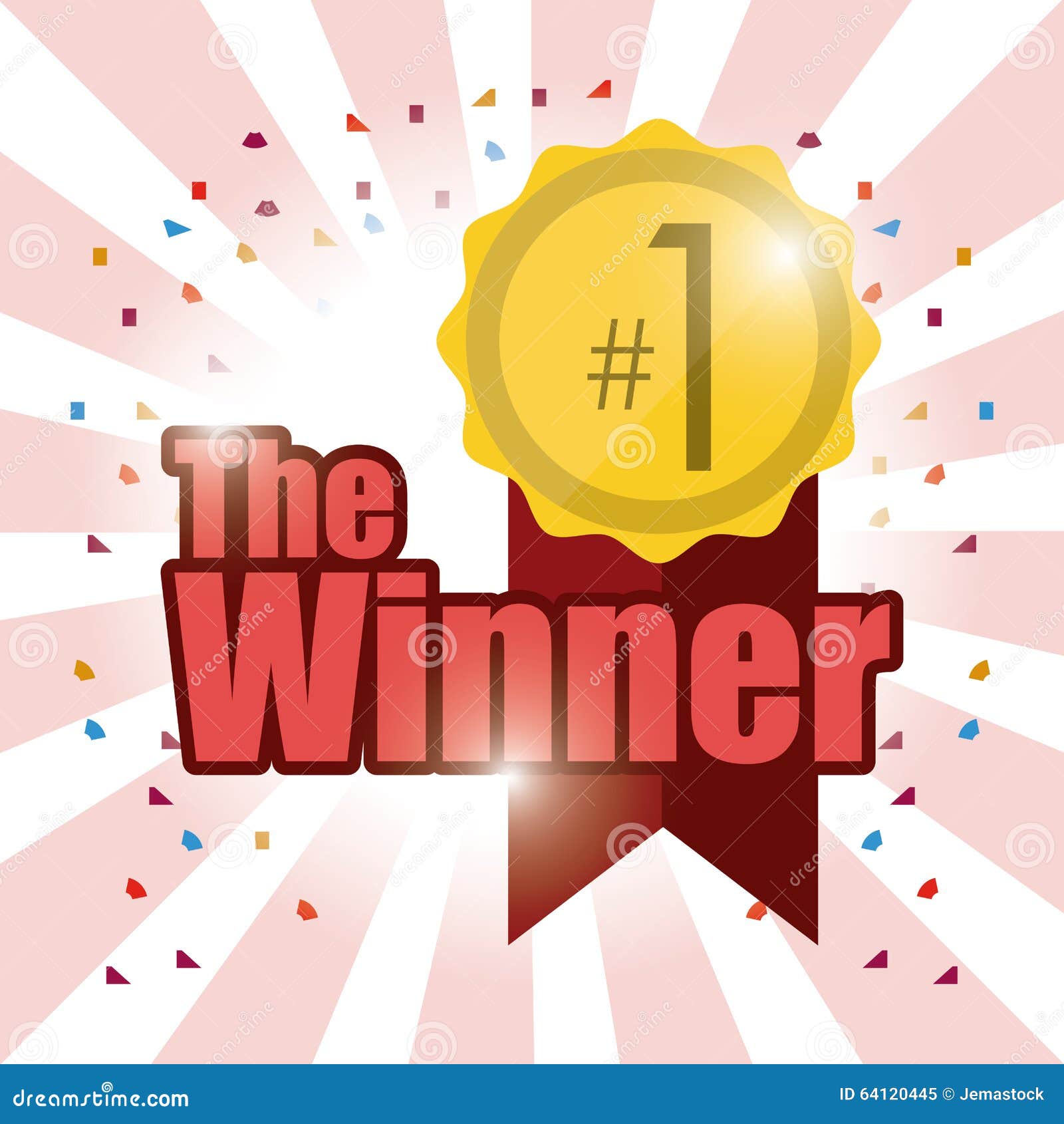 Winner icon design stock illustration. Illustration of honor - 64120445