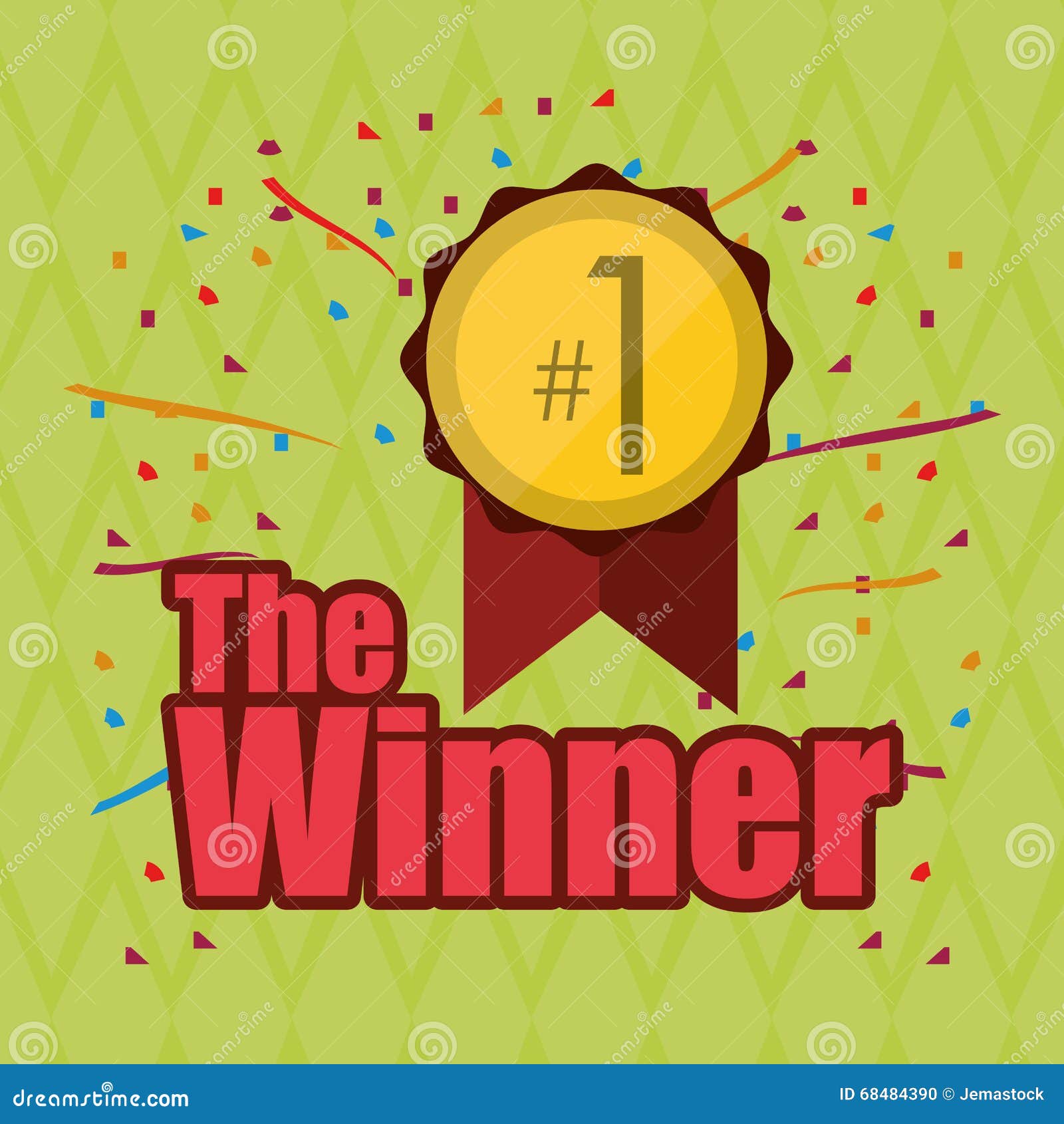 Winner icon design stock vector. Illustration of action - 68484390