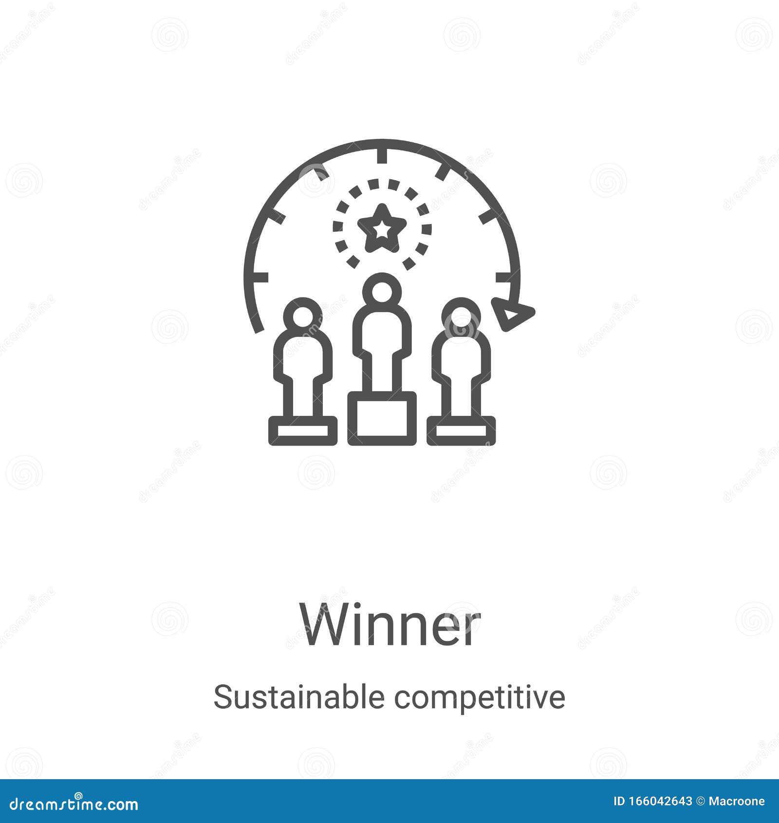 Winner Icon Vector from Sustainable Competitive Advantage Collection ...