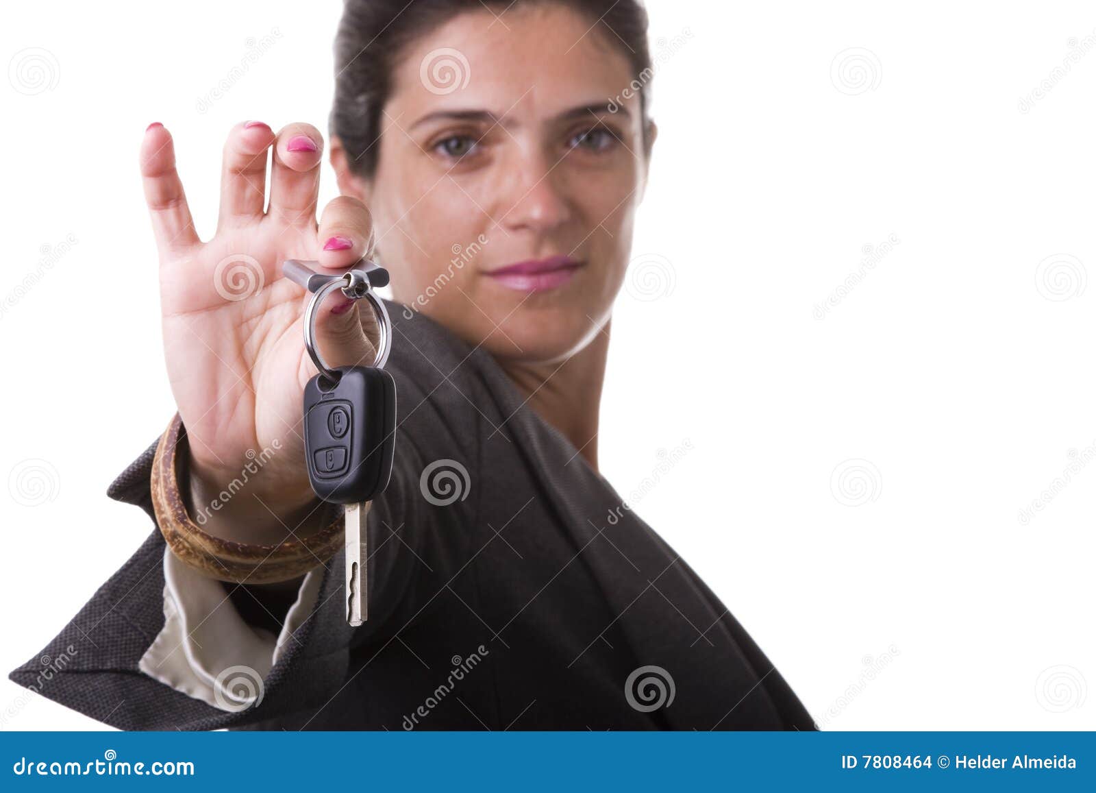 Winner keys stock photo. Image of deal, female, face, business - 7808464