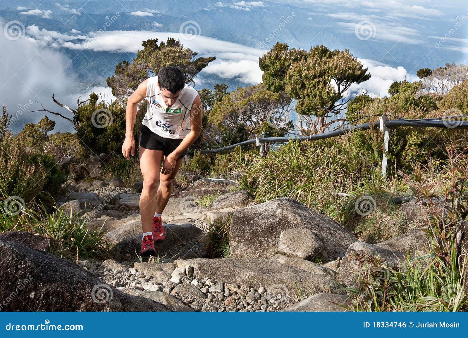 Winner Killian Burgada in Mt Kinabalu CLimbathon Editorial Photo ...