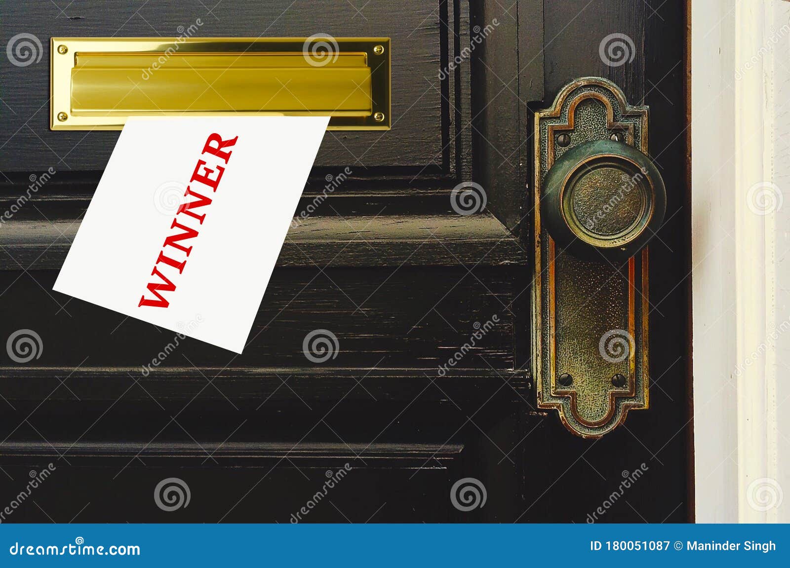 Winner Letter. stock image. Image of budget, colorful - 180051087