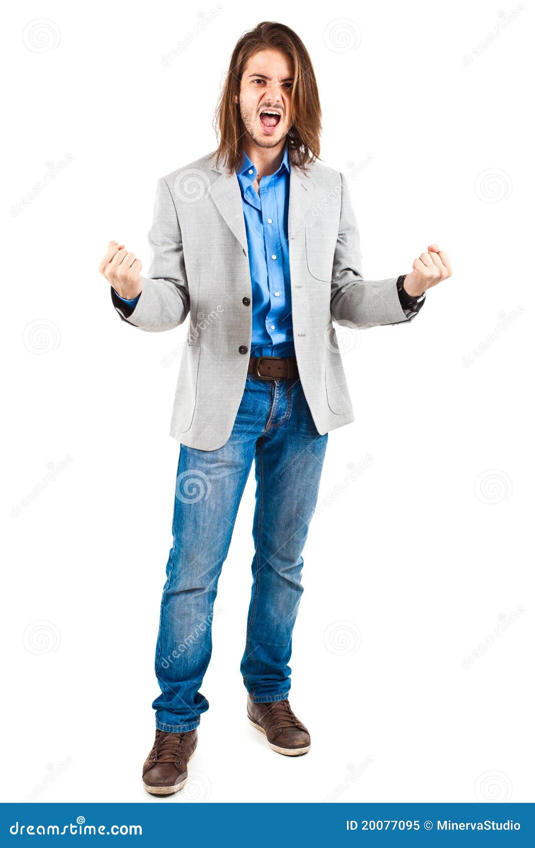 Winner man stock image. Image of white, business, corporate - 20077095