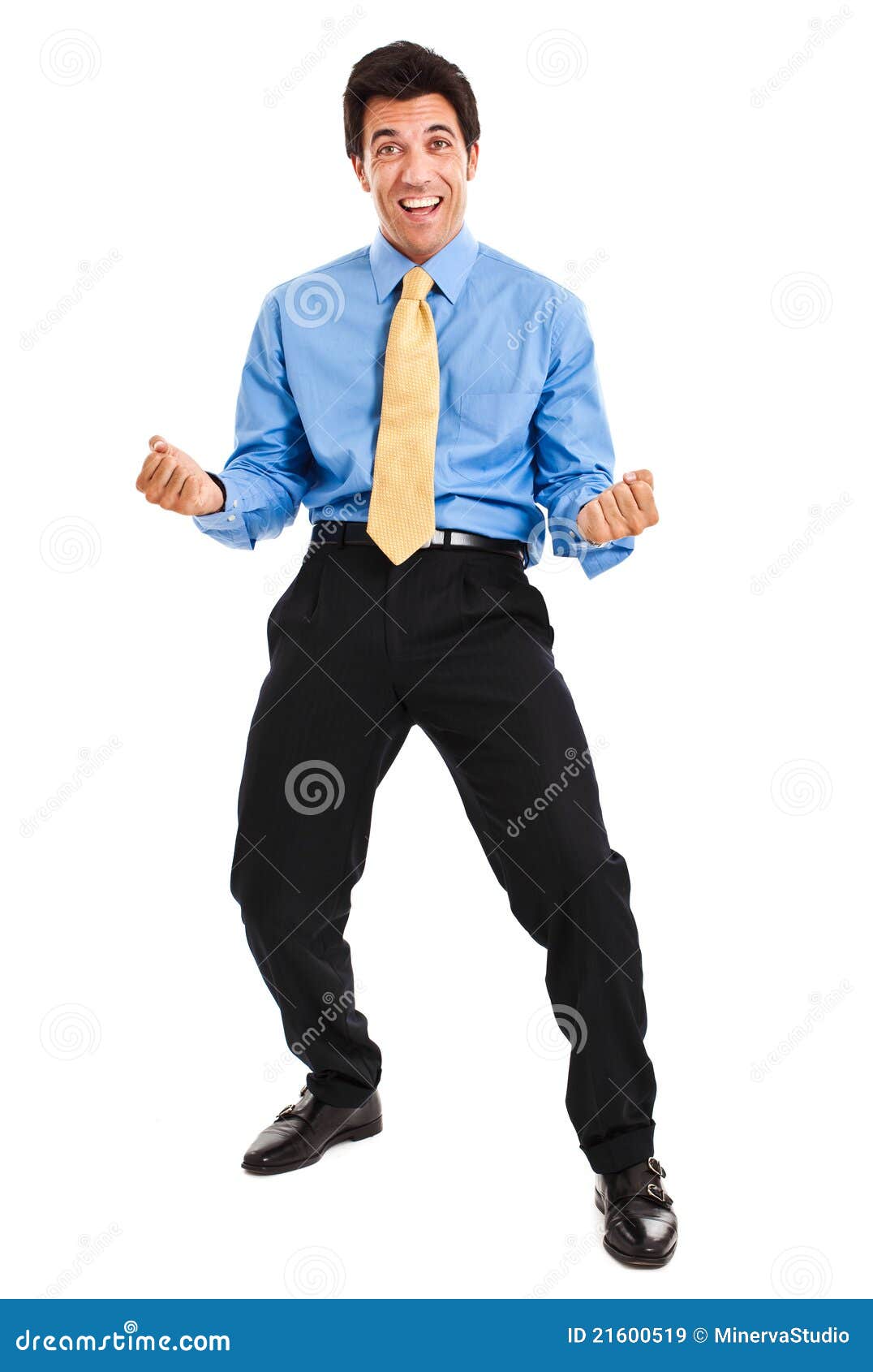 Winner man stock image. Image of white, happy, surprise - 21600519