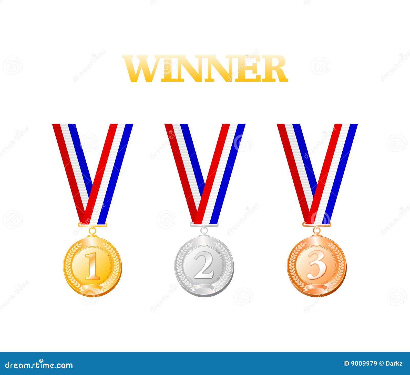 Winner Medal Set Of Vector Monochrome Vintage Emblems, Labels, Badges ...