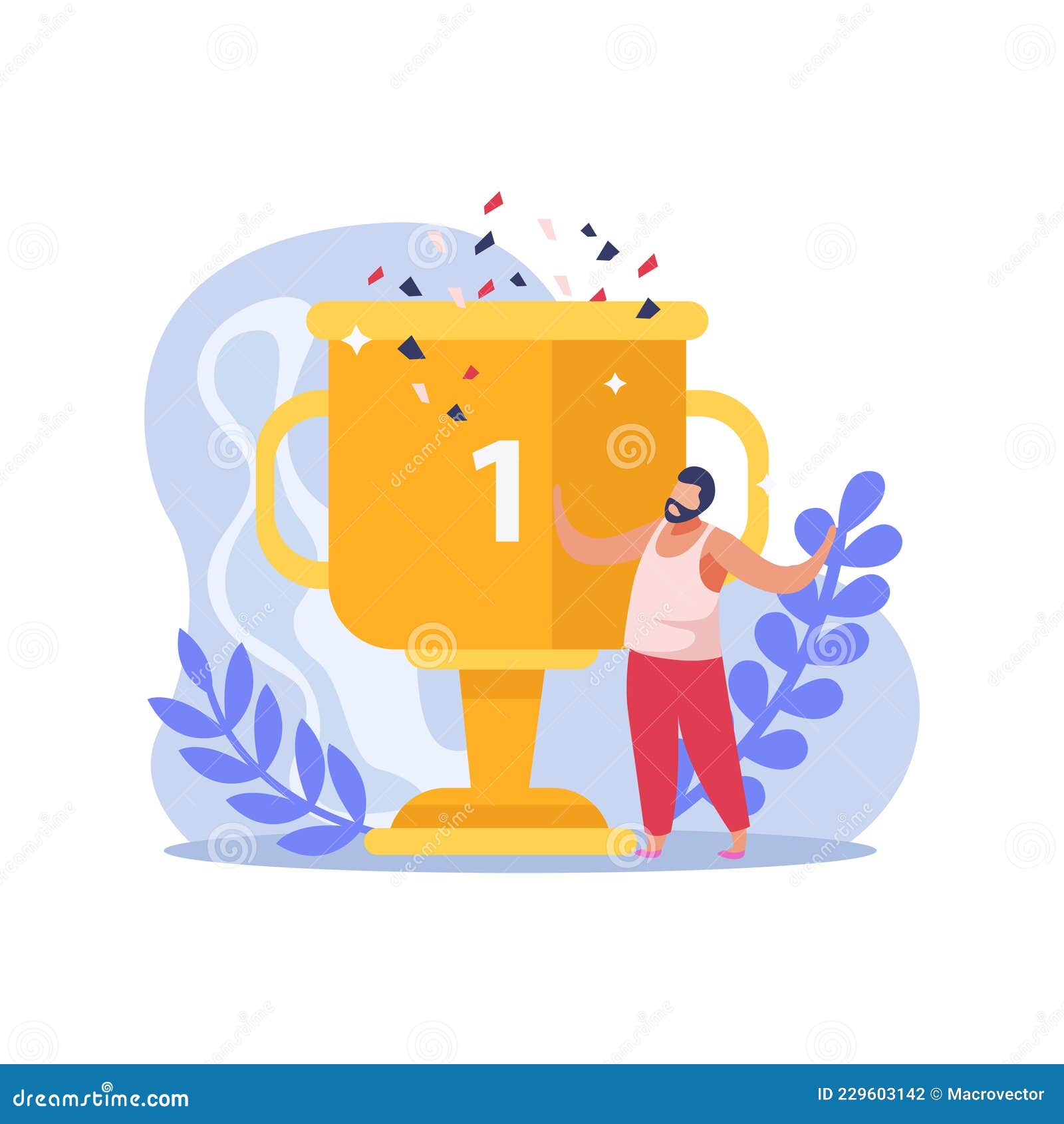 Winner People Composition stock vector. Illustration of team - 229603142