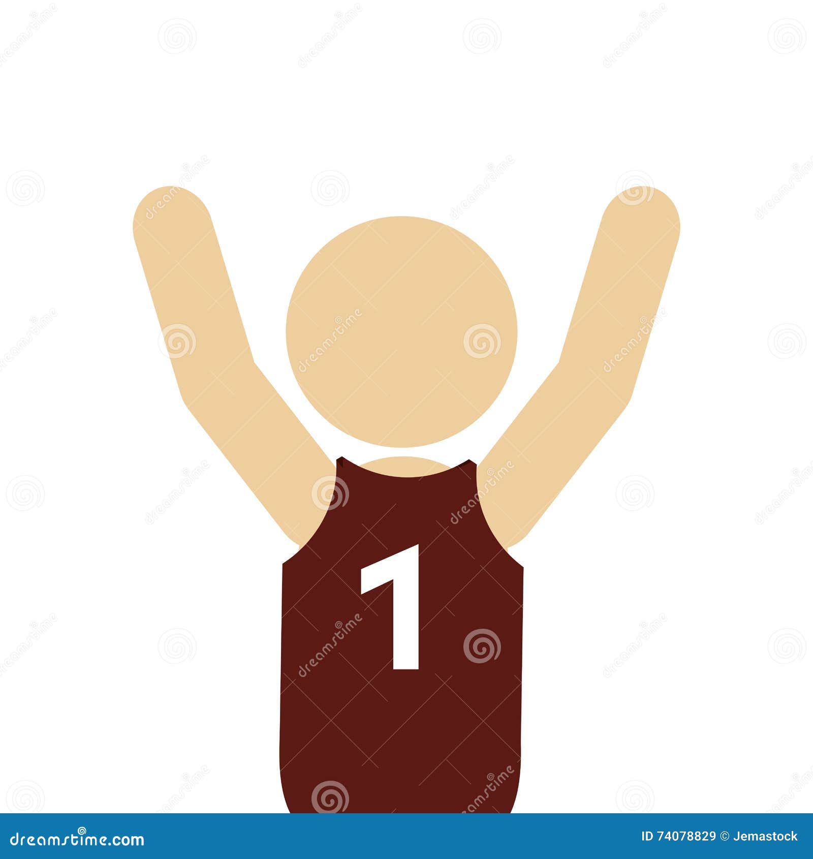 Winner pictogram icon stock illustration. Illustration of honor - 74078829