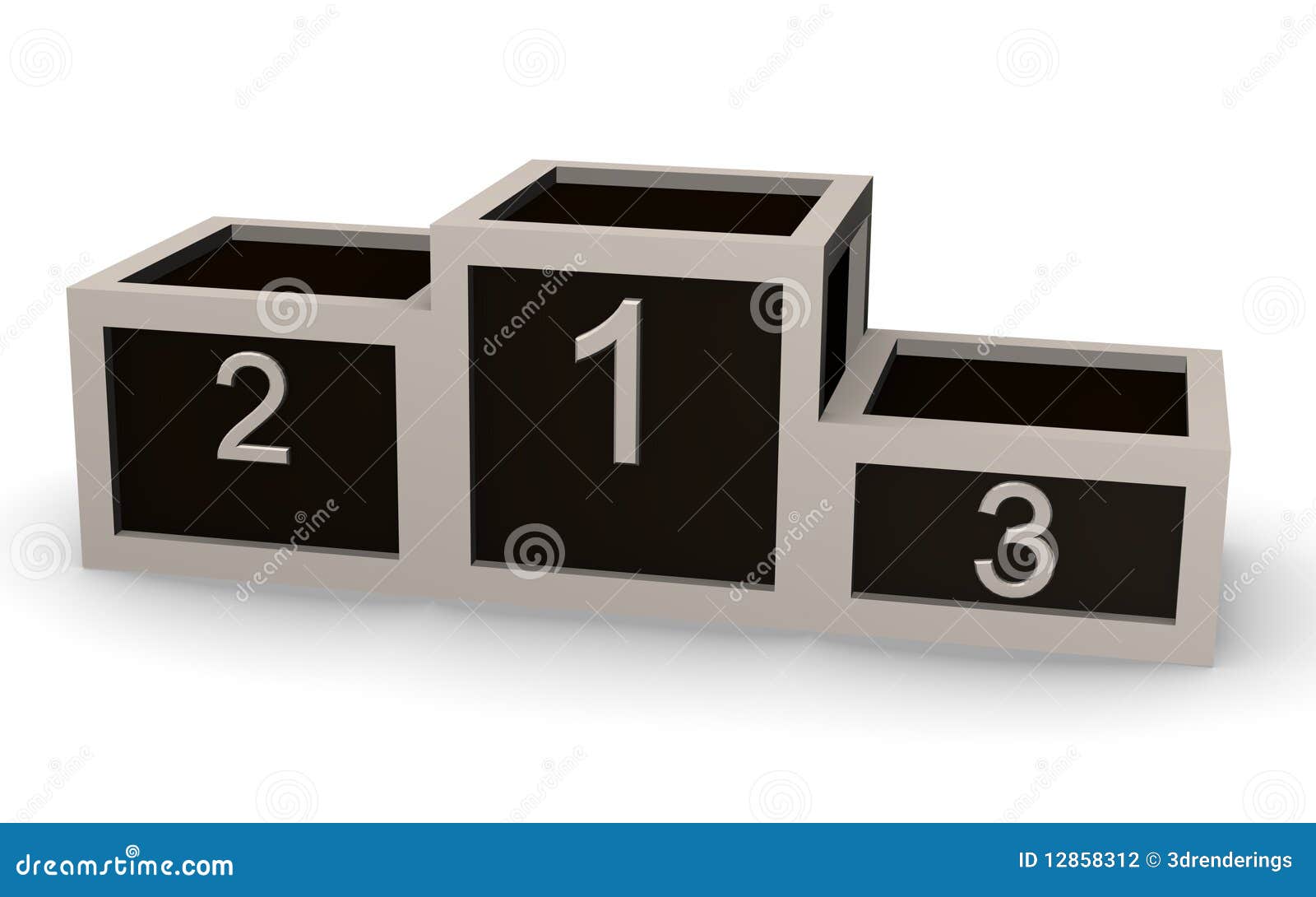 Winner podium stock illustration. Illustration of gold - 12858312