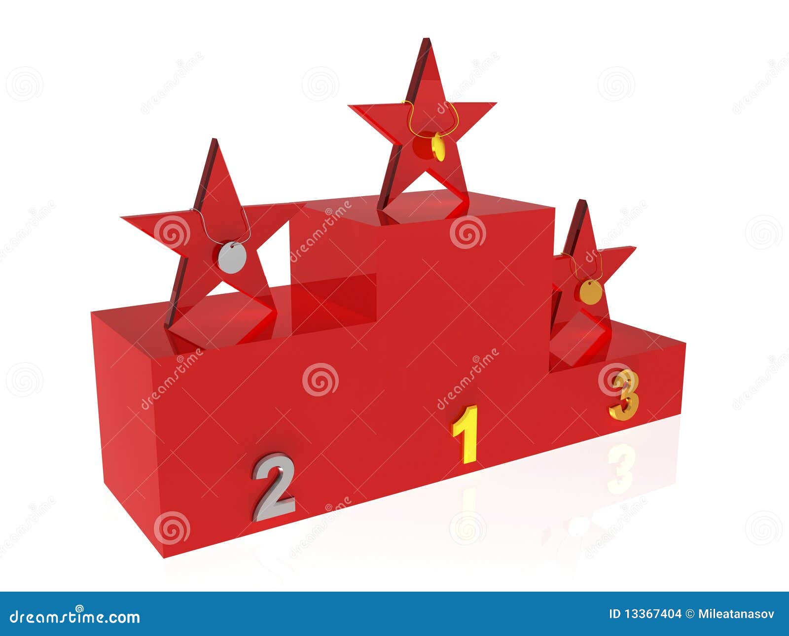 Winner podium stock illustration. Illustration of prizes - 13367404