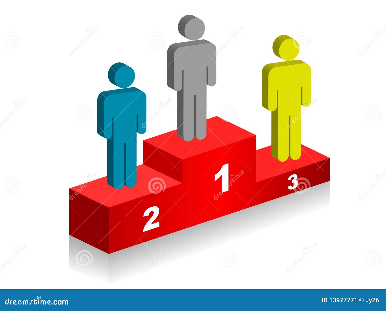 Winner on podium stock vector. Illustration of final - 13977771