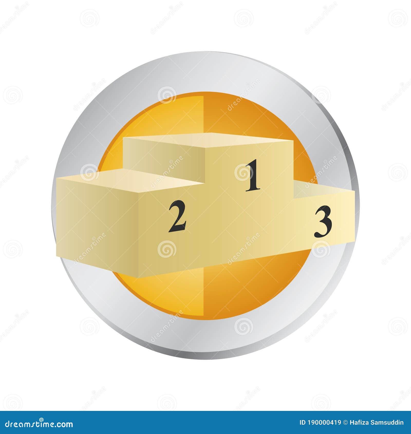 Winner Podium. Vector Illustration Decorative Design Stock Vector ...