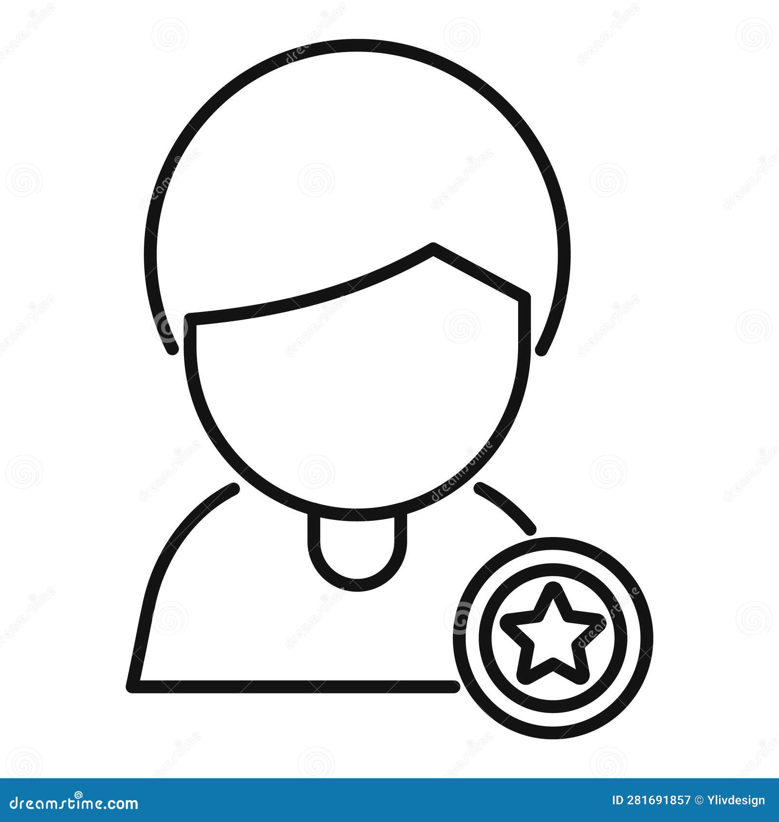 Winner Ranking Icon Outline Vector. Trophy Reward Stock Illustration ...