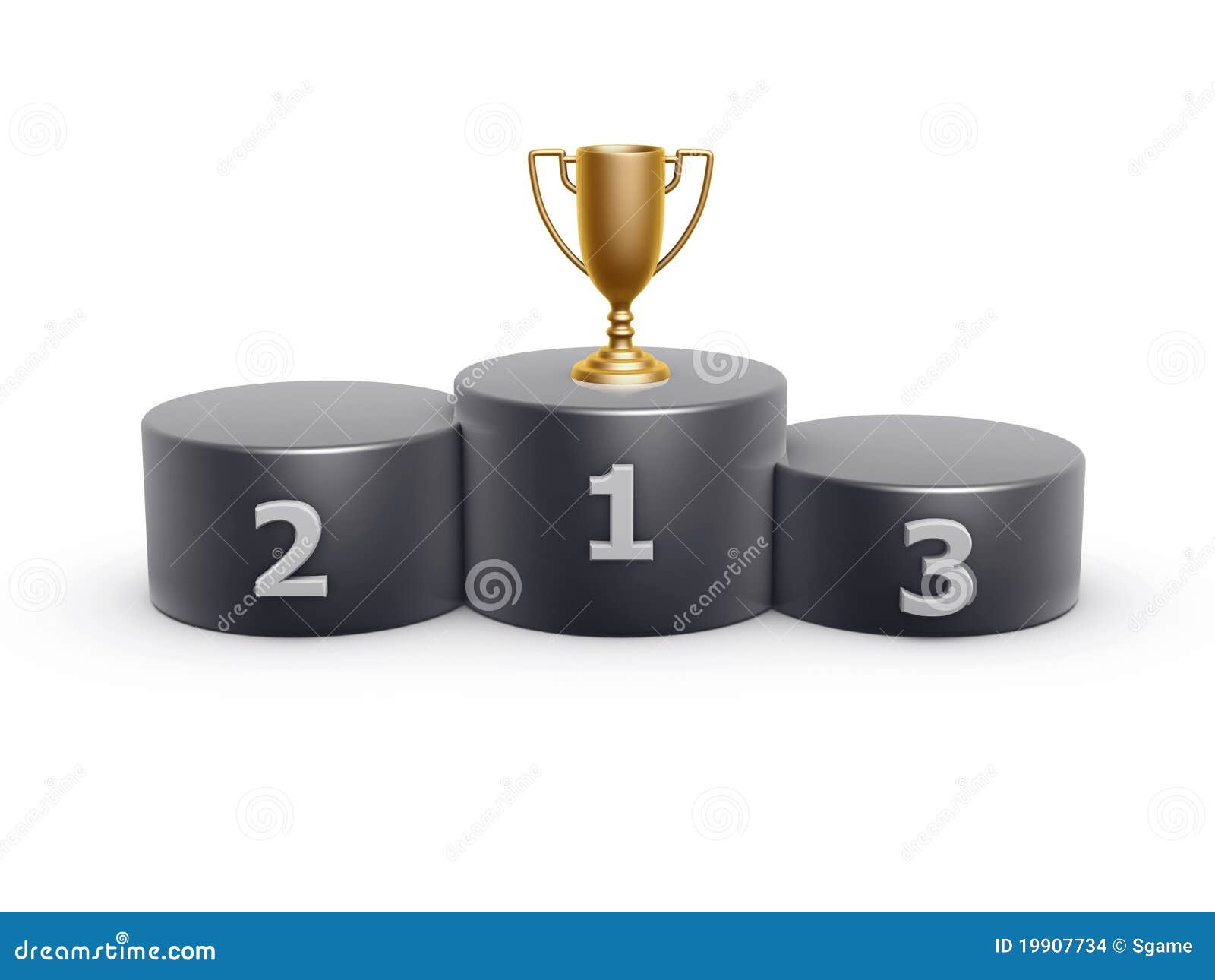 Podium On Gold Background, Golden Platform Pedestal With Stairs, 3d ...