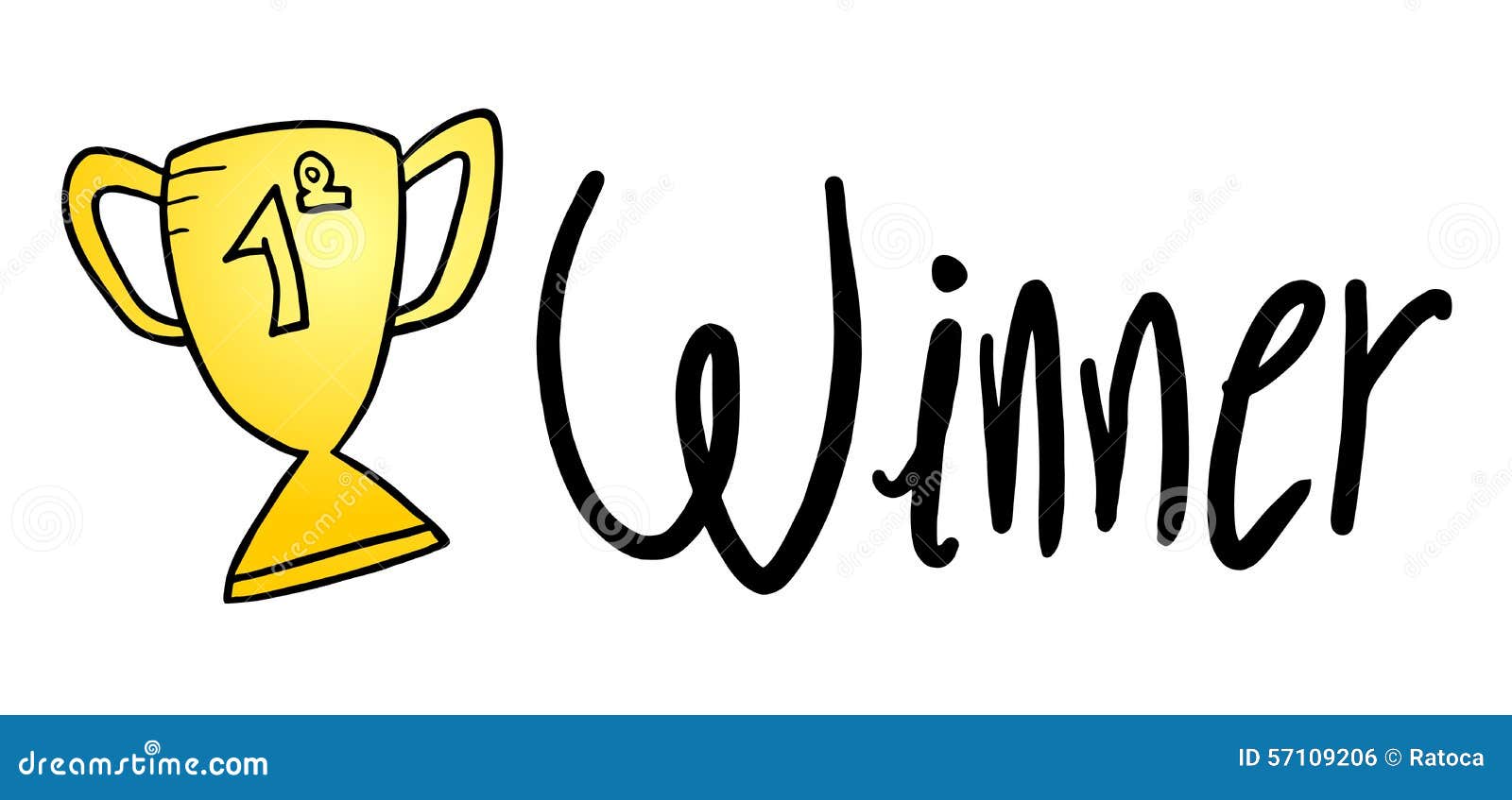 Winner sign stock vector. Illustration of success, sport - 57109206