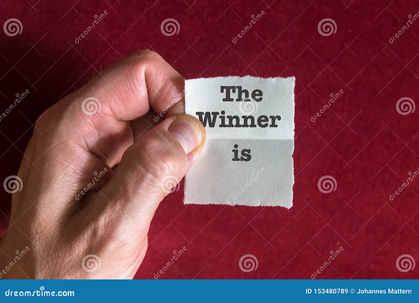 The Winner is stock image. Image of phrase, message - 153480789