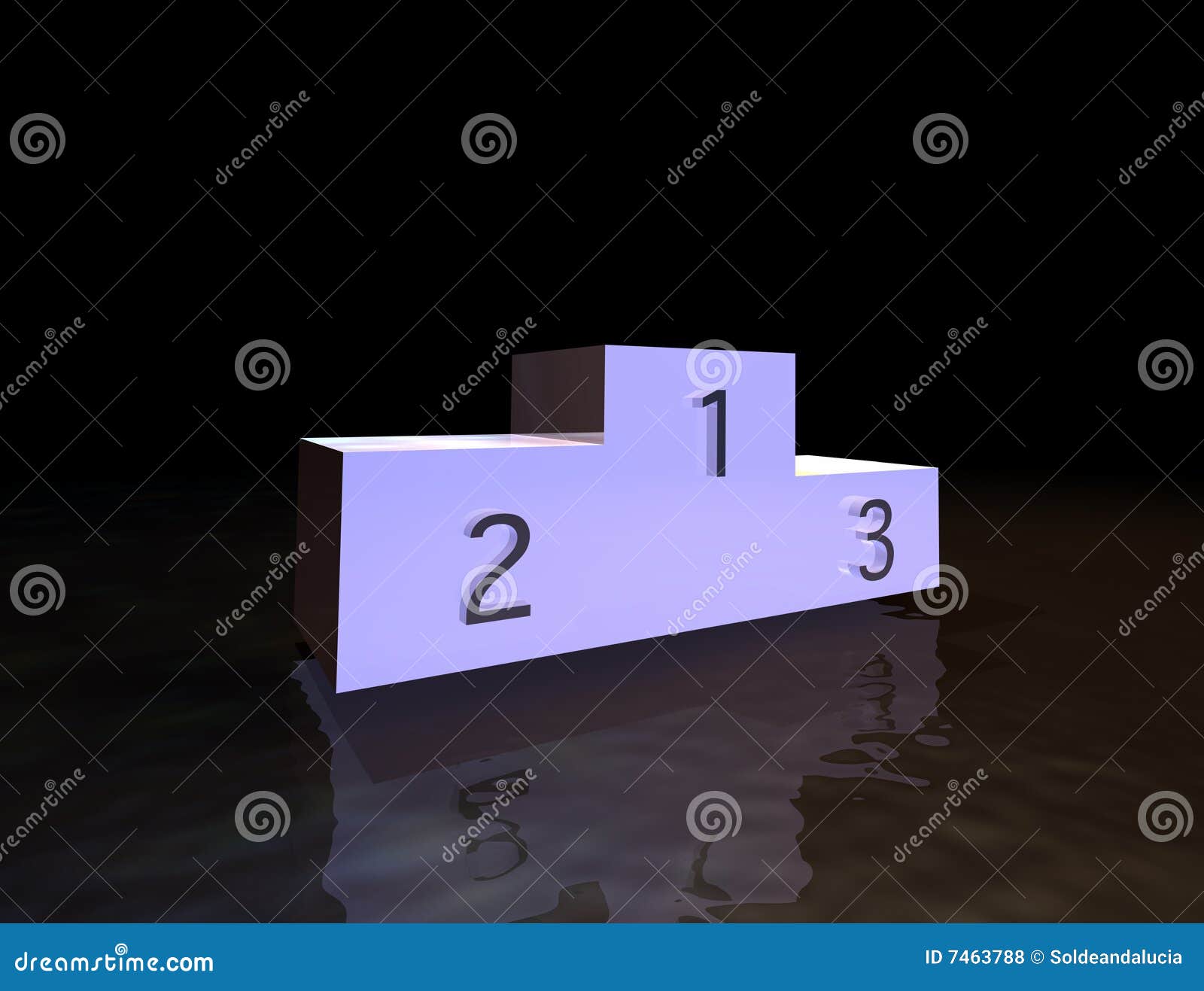 Winner stairs stock illustration. Illustration of ranking - 7463788