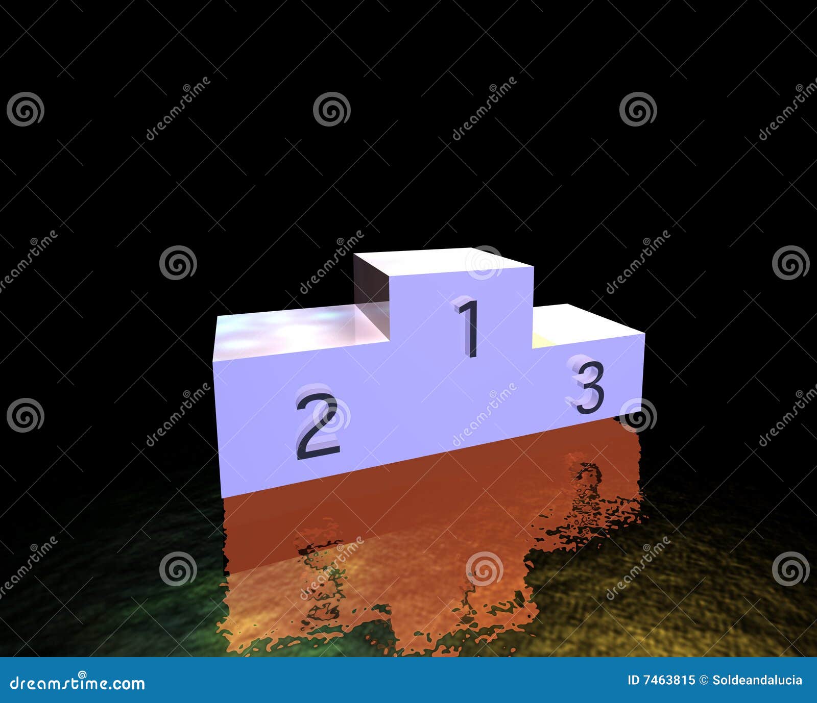 Winner stairs stock illustration. Illustration of ranking - 7463815