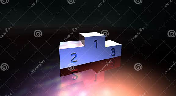 Winner stairs stock illustration. Illustration of competition - 7463942