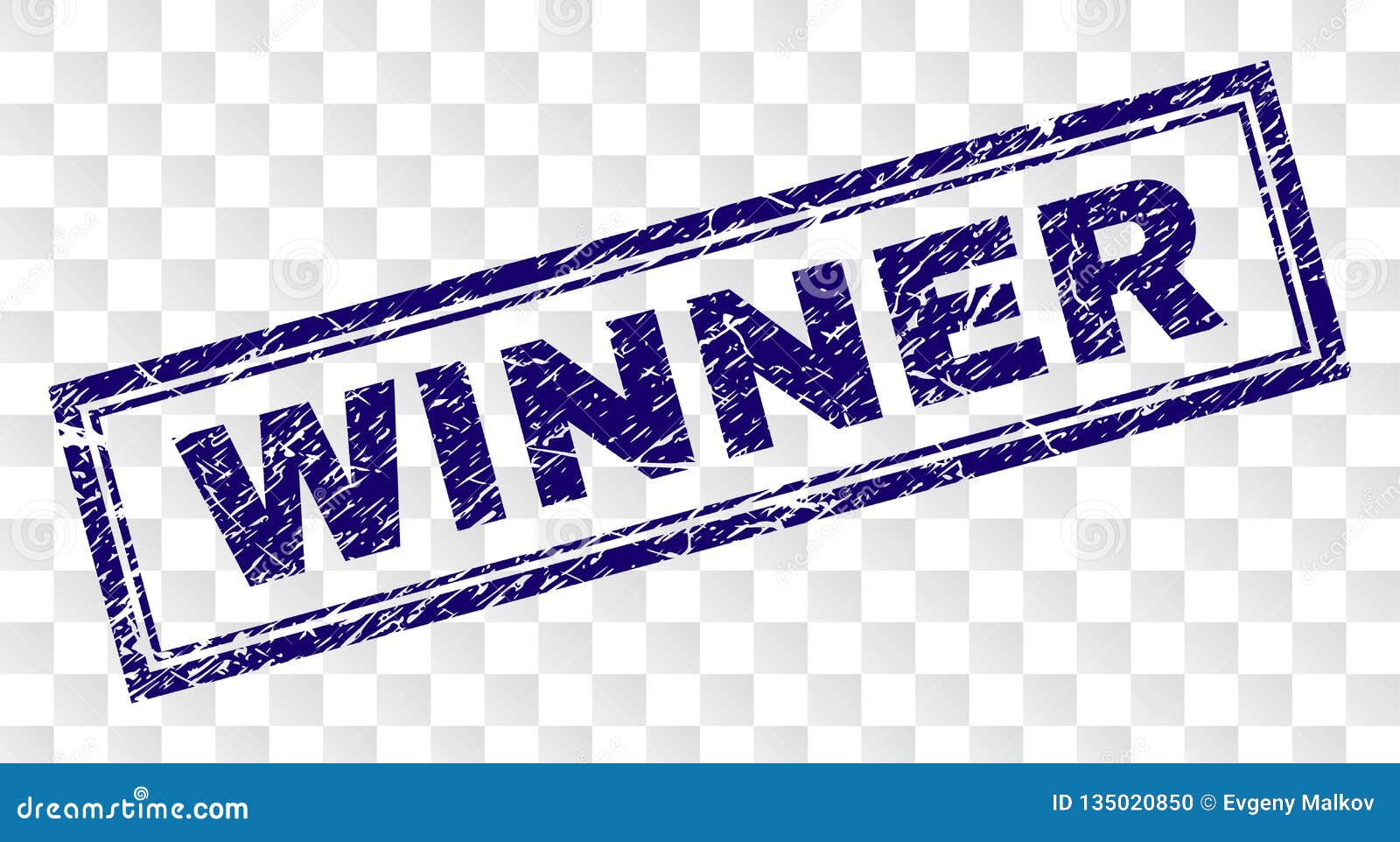 Grunge WINNER Rectangle Stamp Stock Vector - Illustration of stamp ...