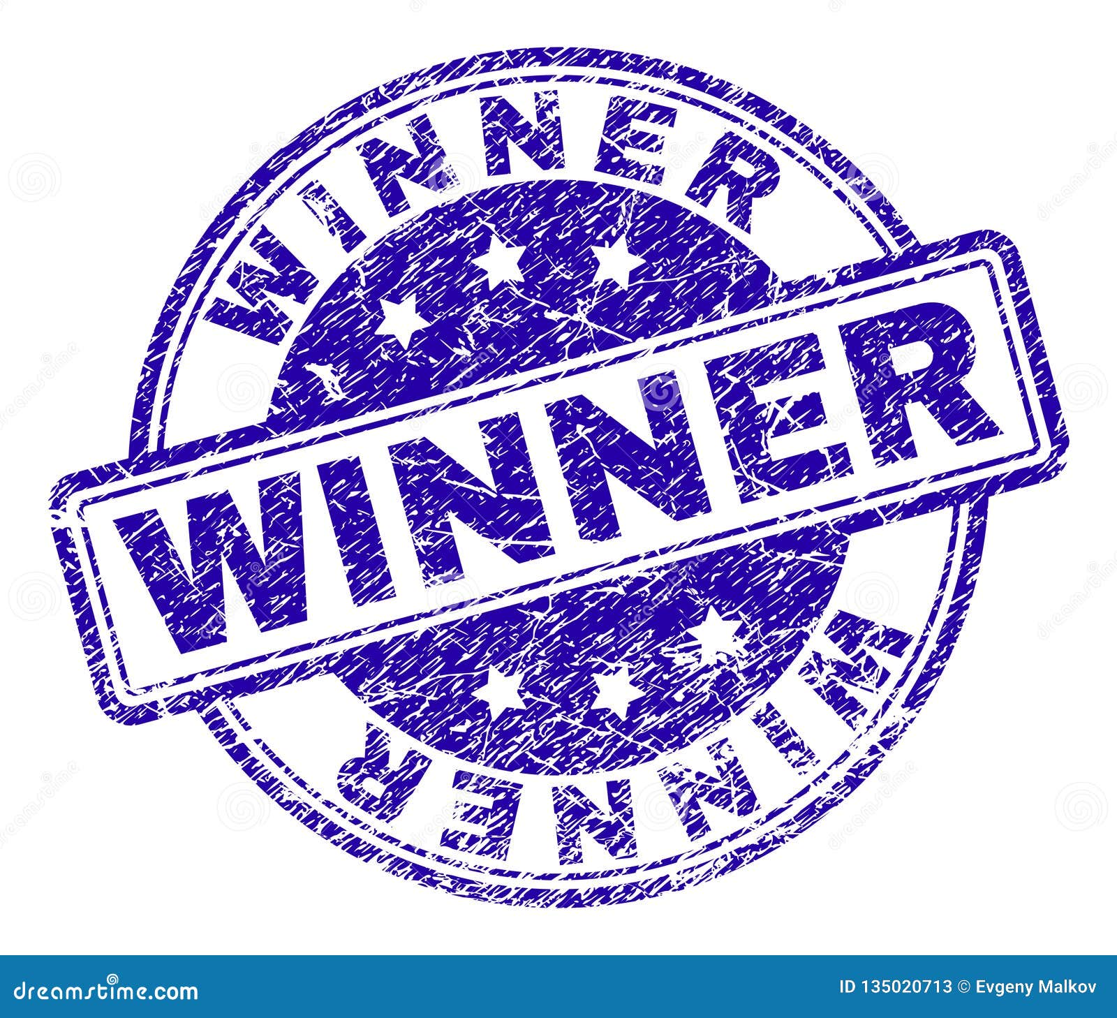 Grunge Textured WINNER Stamp Seal Stock Vector - Illustration of design ...