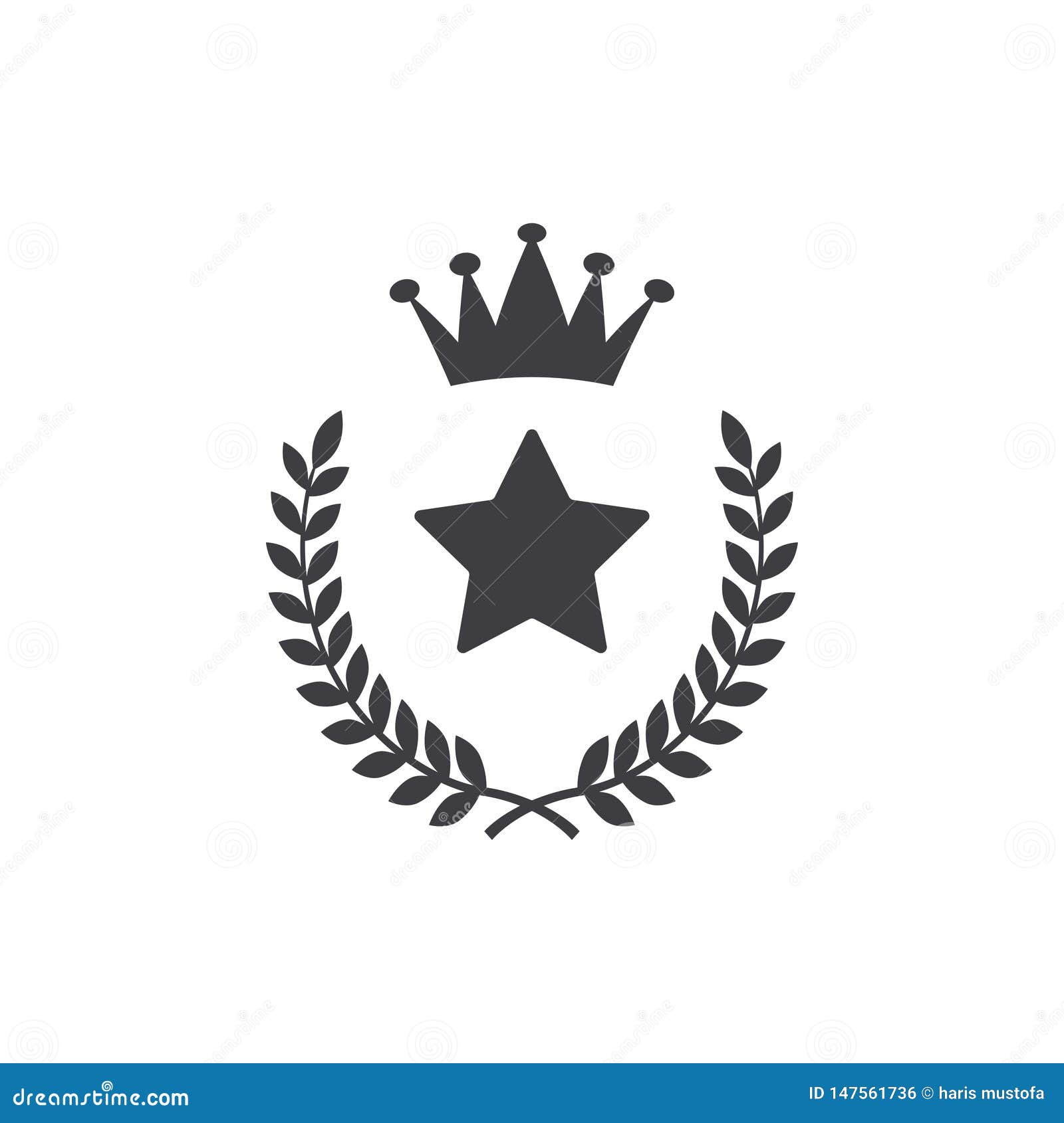 Winner Star Icon Graphic Design Template Vector Stock Vector ...