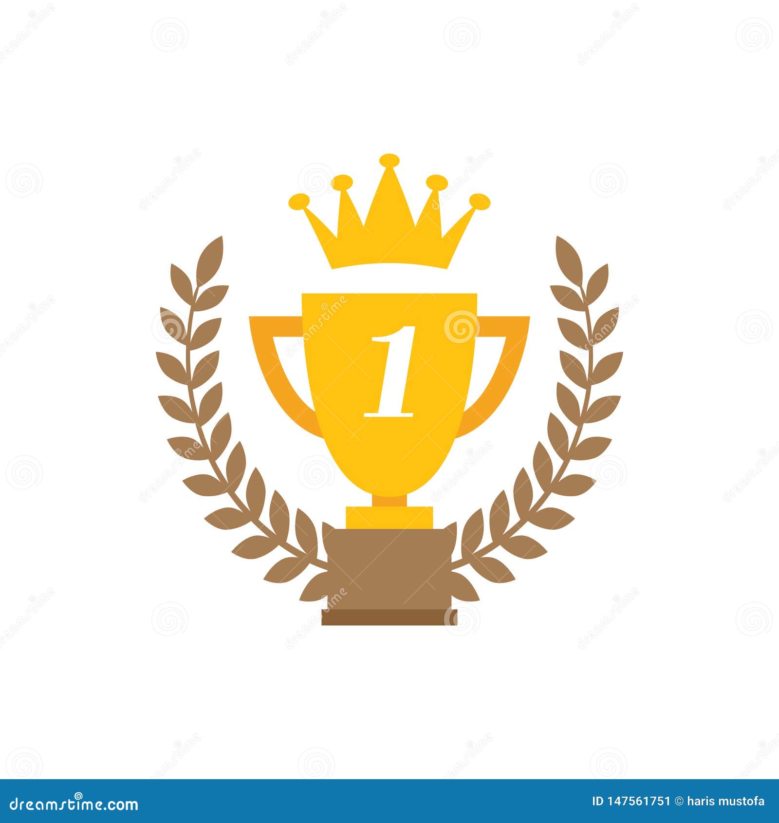 Winner Star Icon Graphic Design Template Vector Stock Vector ...