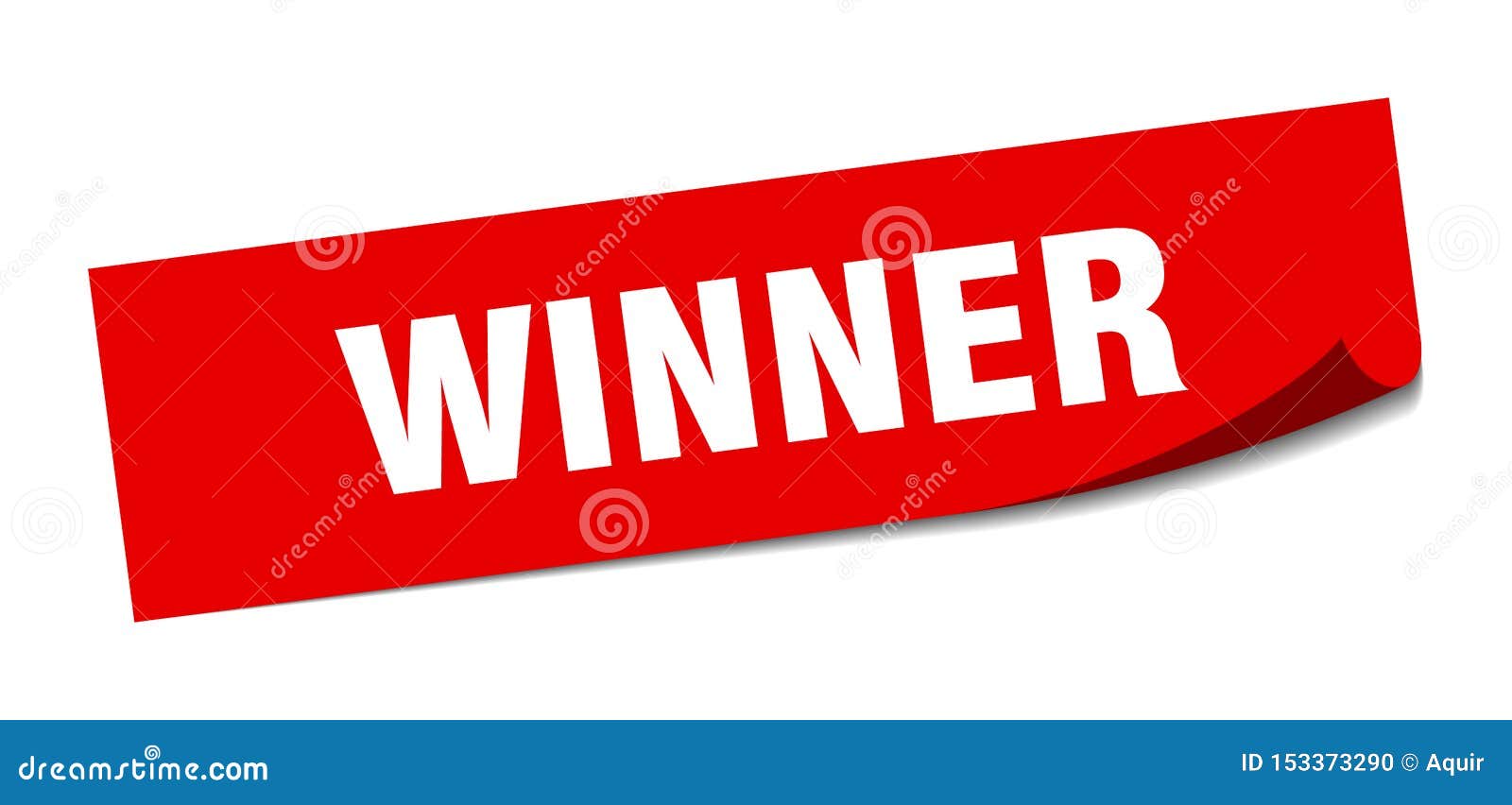 Winner sticker. stock vector. Illustration of flyer - 153373290
