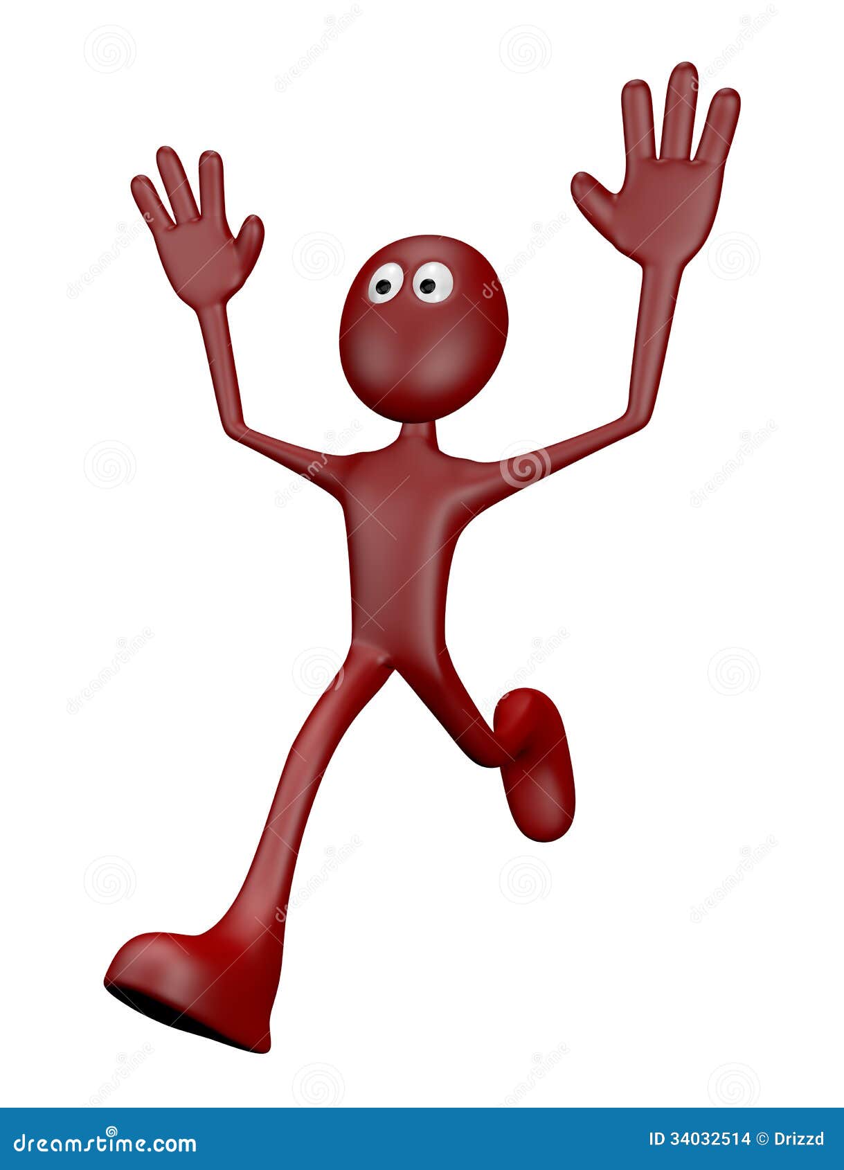 Winner stock illustration. Illustration of running, cartoon - 34032514