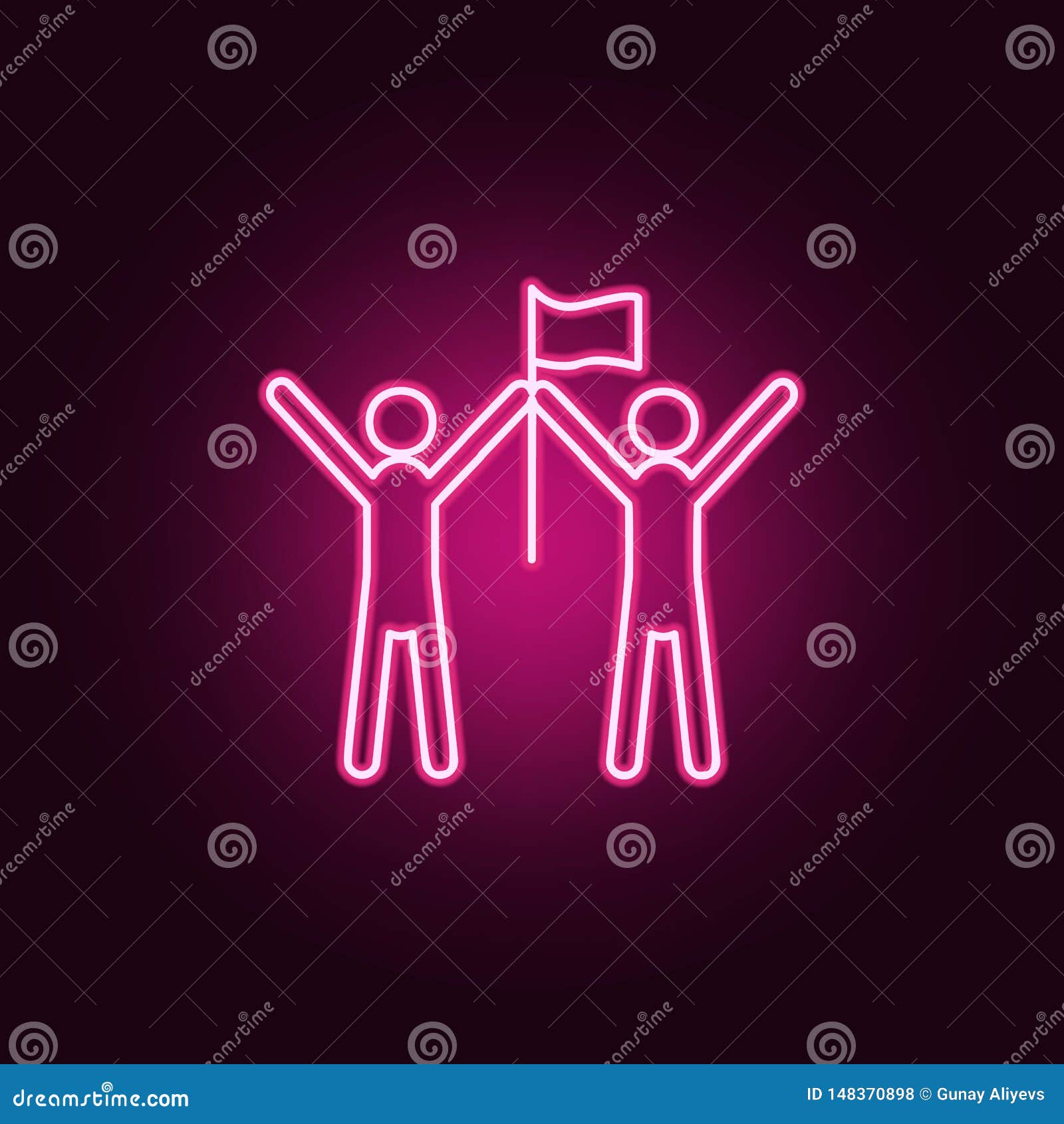 Team Rise Logo Design Cartoon Vector | CartoonDealer.com #237773307