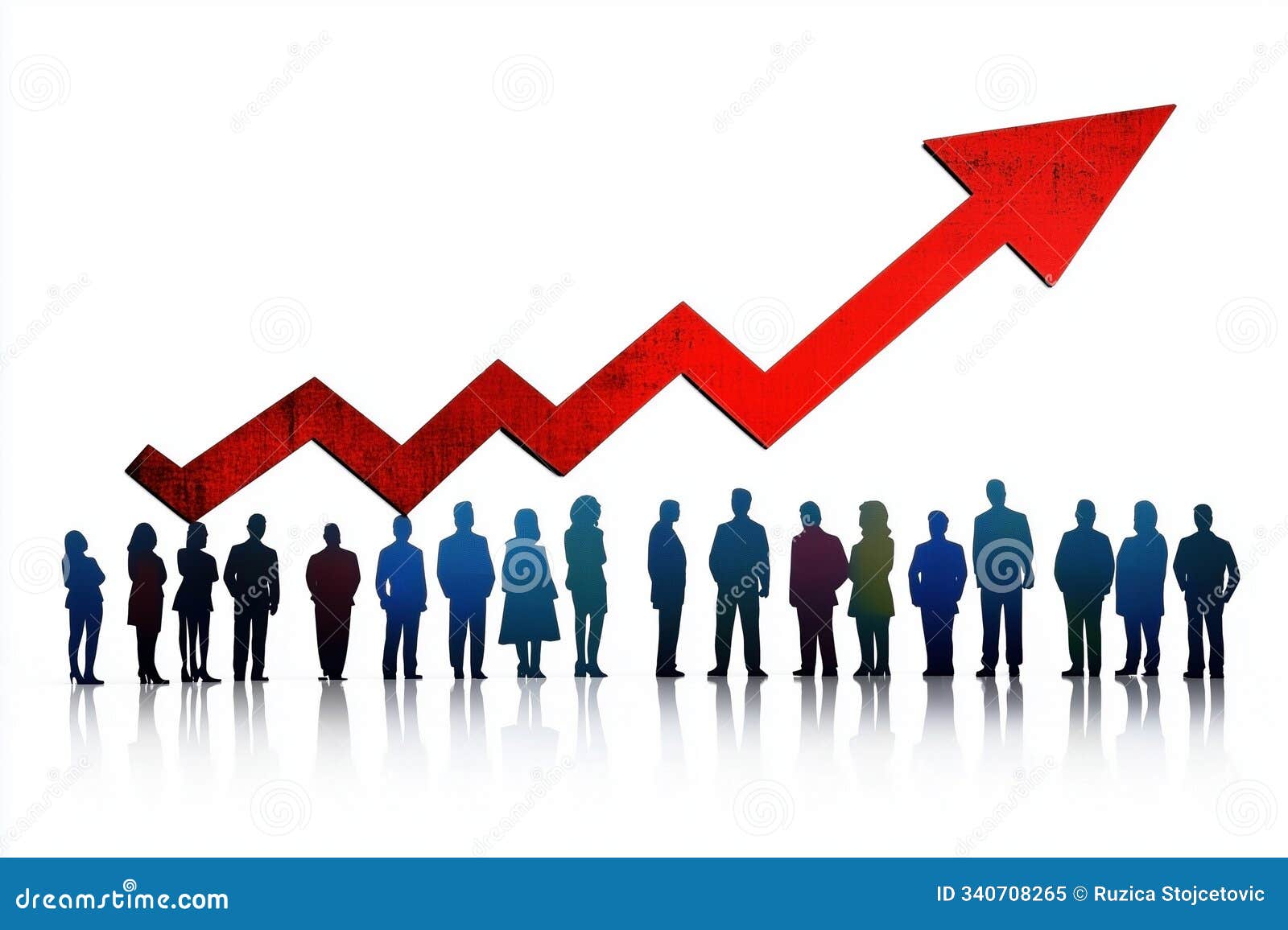 Winner Team Silhouette and Arrow Up Ai Illustration Stock Illustration ...