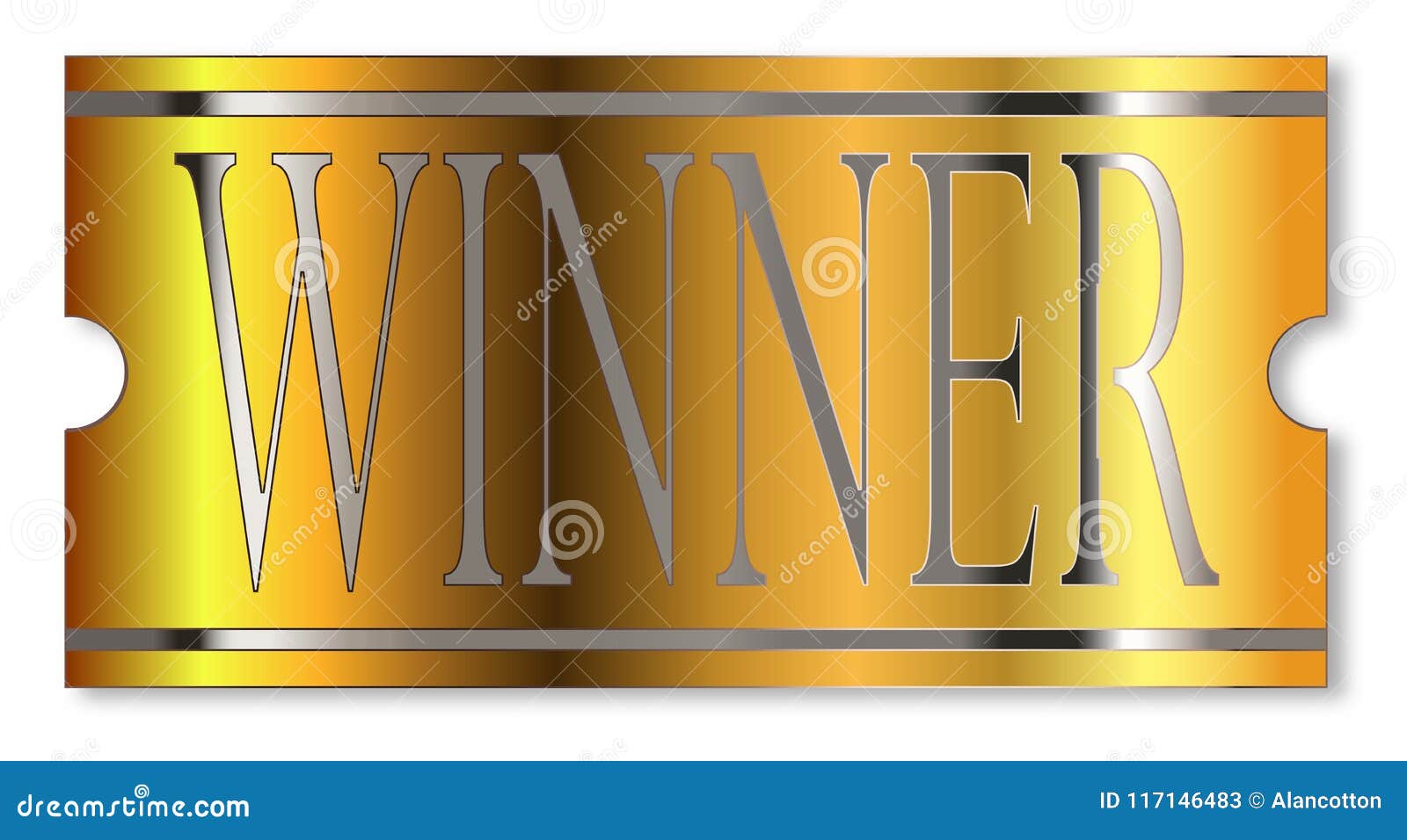 Winner Ticket Gold Stock Illustrations – 586 Winner Ticket Gold Stock ...