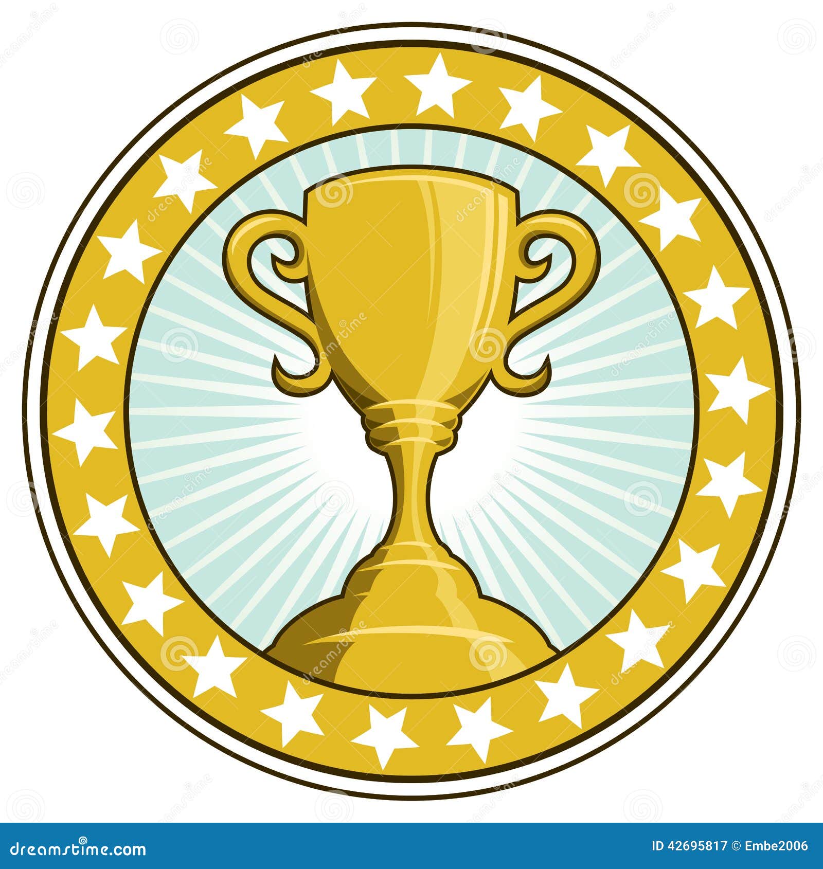 Winner Trophy Cup stock vector. Illustration of champ - 42695817 Winner Trophy Cup stock vector. Illustration of champ - 42695817