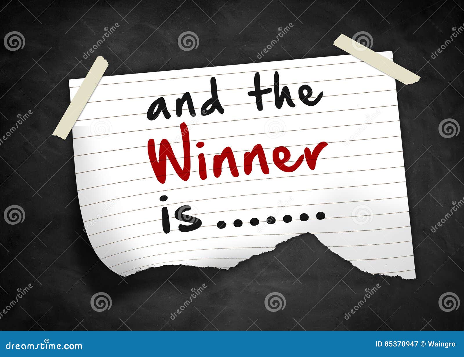 And the winner is stock image. Image of prize, lottery - 85370947