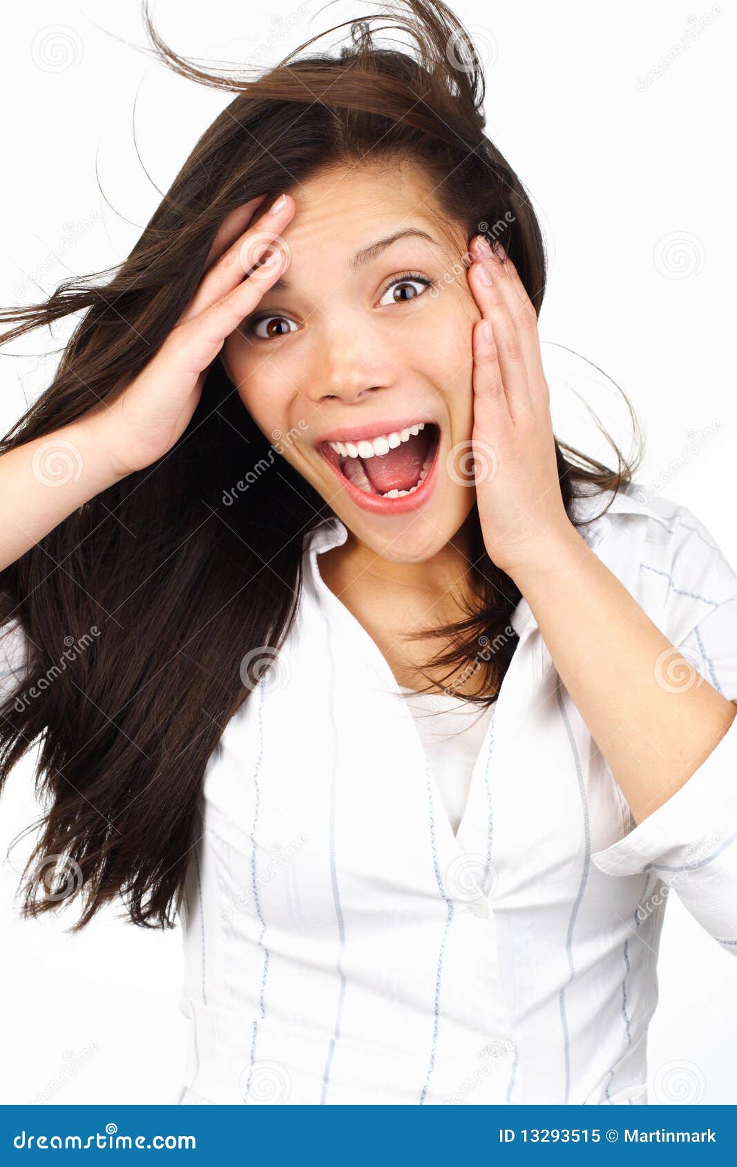 Winner woman winning stock image. Image of isolated, fresh - 13293515