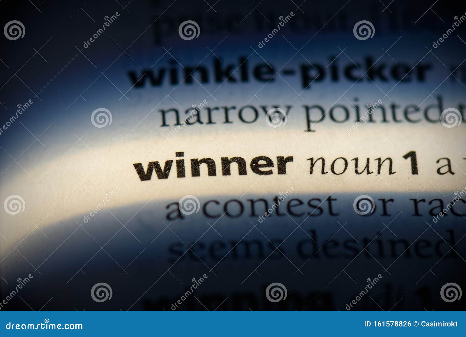 Winner stock photo. Image of minimal, language, reference - 161578826