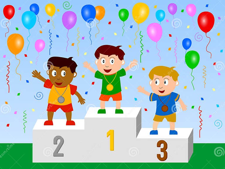 The Winners stock illustration. Illustration of award - 4737177