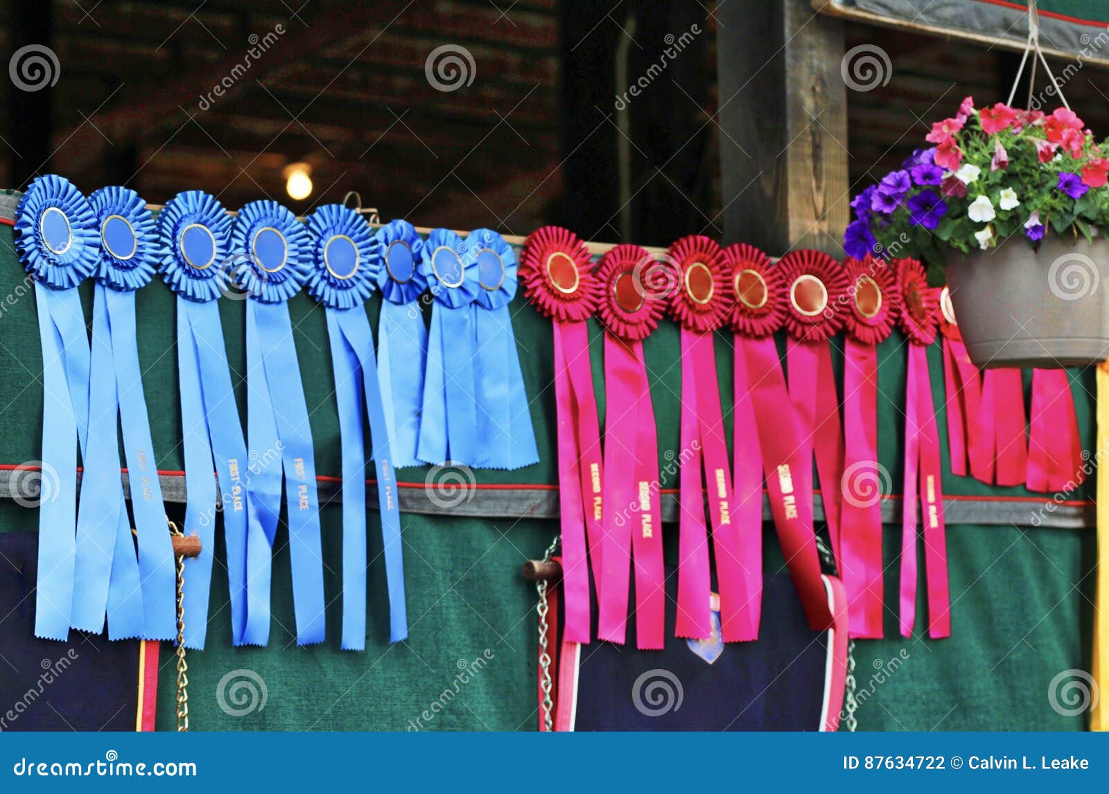 Winners Circle Ribbons stock photo. Image of third, ribbon - 87634722