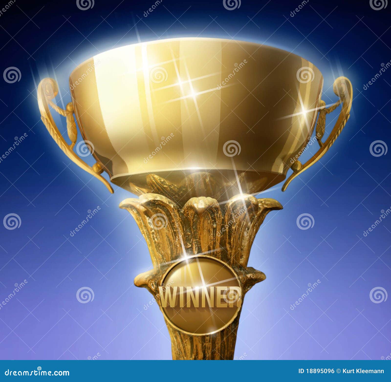 Winners cup stock illustration. Illustration of winners - 18895096