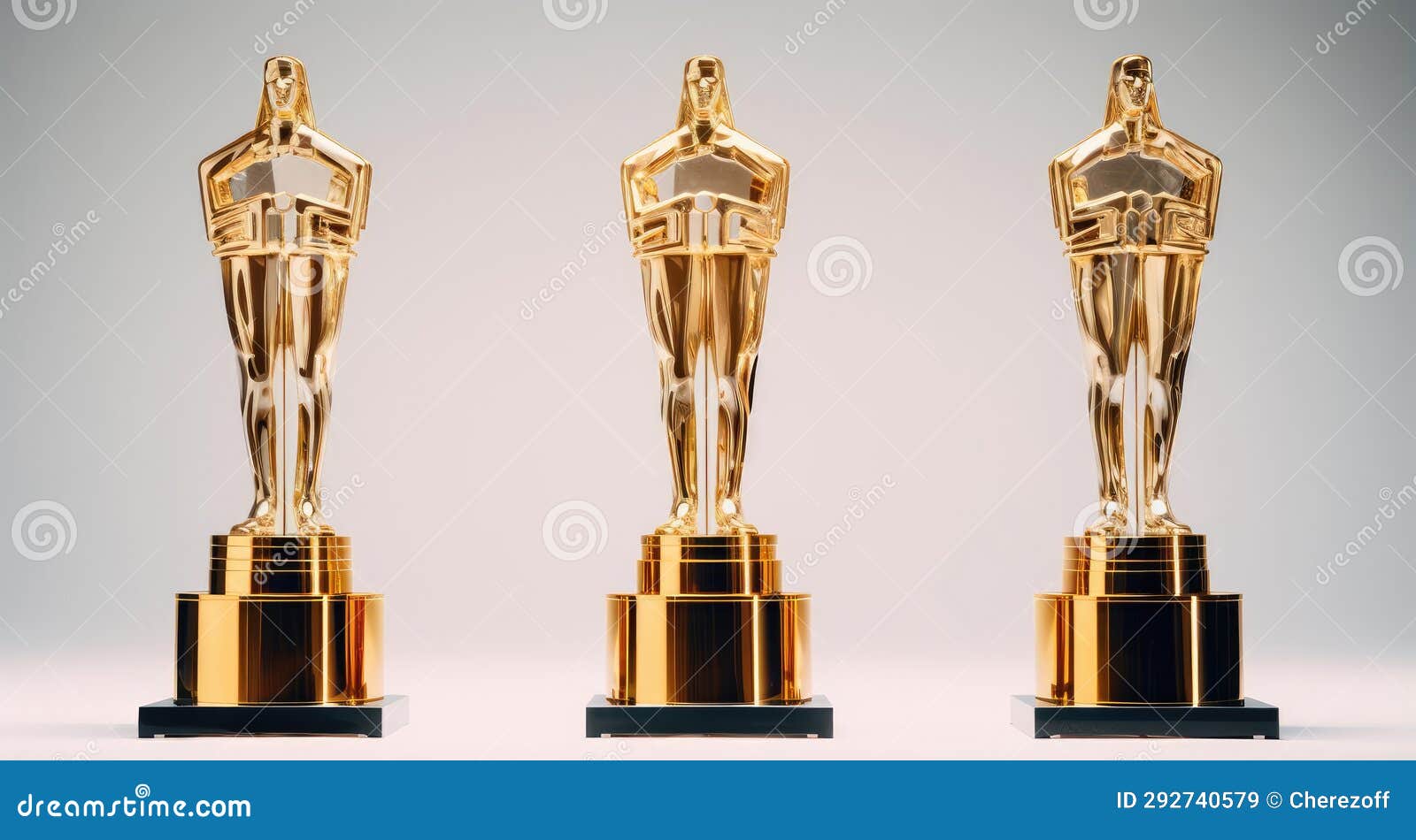 Winners Cups Stand in a Row Stock Illustration - Illustration of sign ...