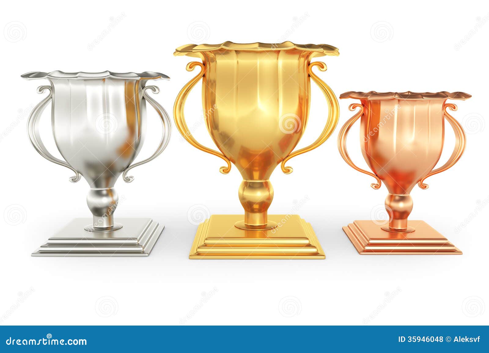 Winners cups stock illustration. Illustration of award - 35946048