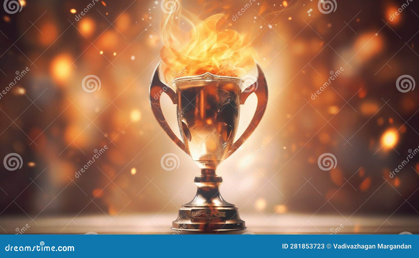 Winners golden cup stock illustration. Illustration of inspiration ...