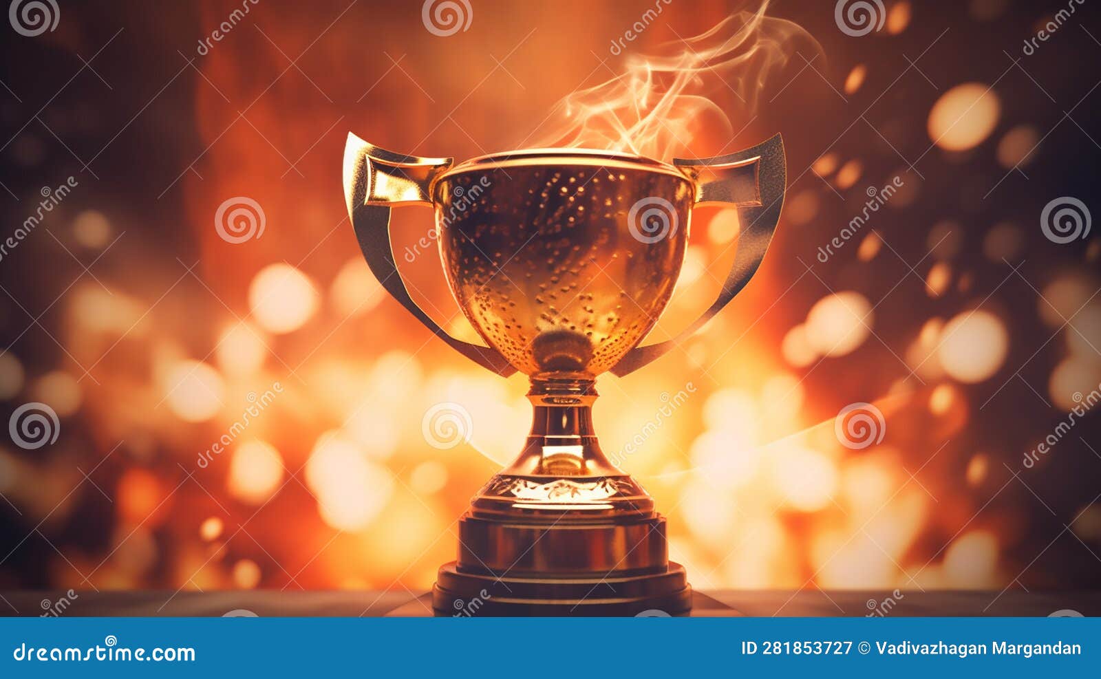 Winners golden cup stock illustration. Illustration of sport - 281853727
