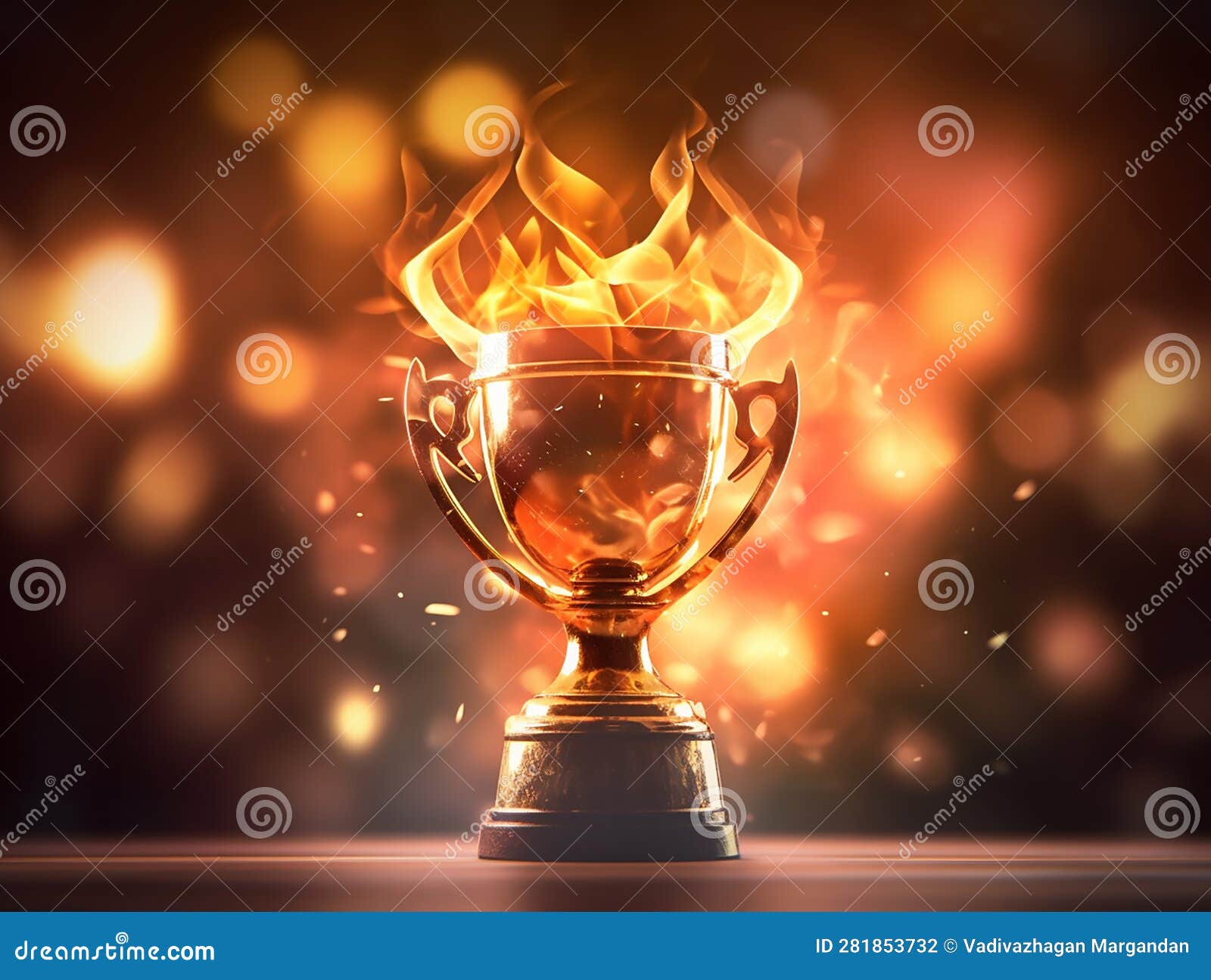 Winners golden cup stock illustration. Illustration of champion - 281853732