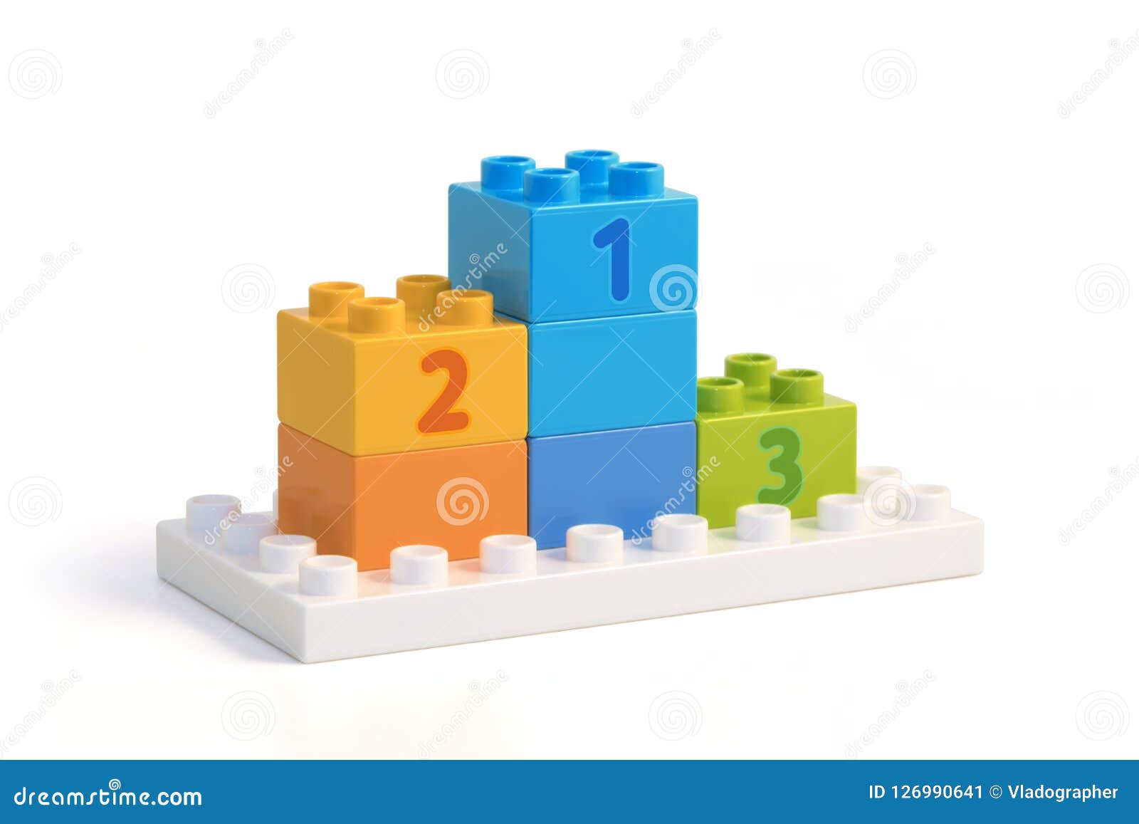 Winners Pedestal Left Side stock image. Image of achievement - 126990641