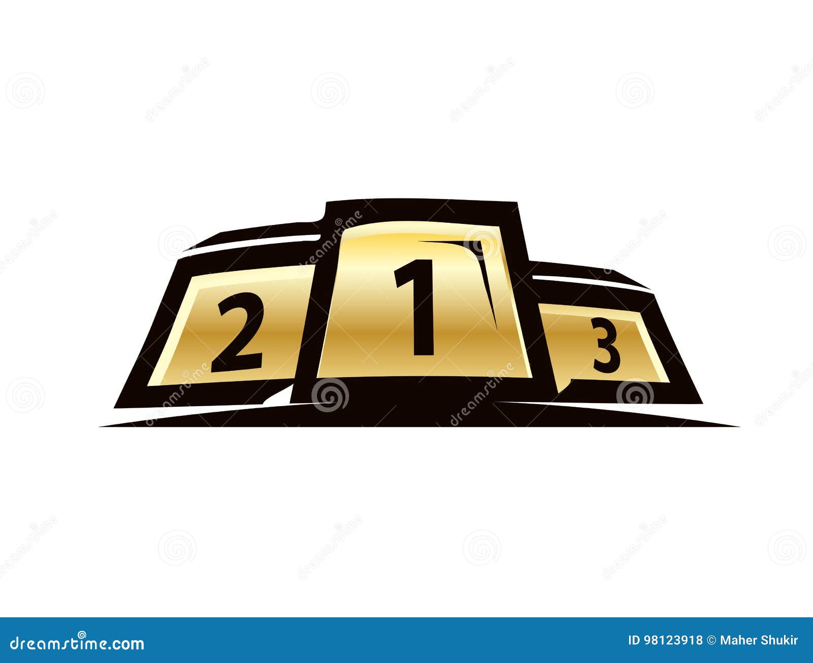 Winners platform icon stock vector. Illustration of blank - 98123918