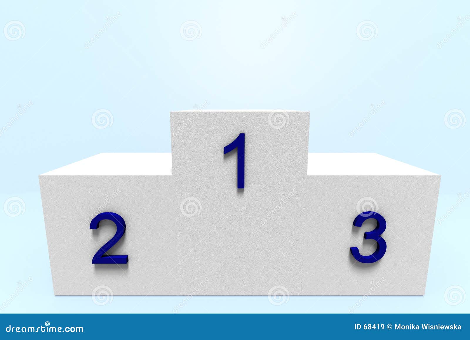 Winners Podium stock illustration. Illustration of idea - 68419