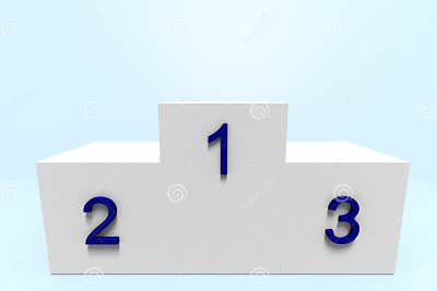Winners Podium stock illustration. Illustration of idea - 68419