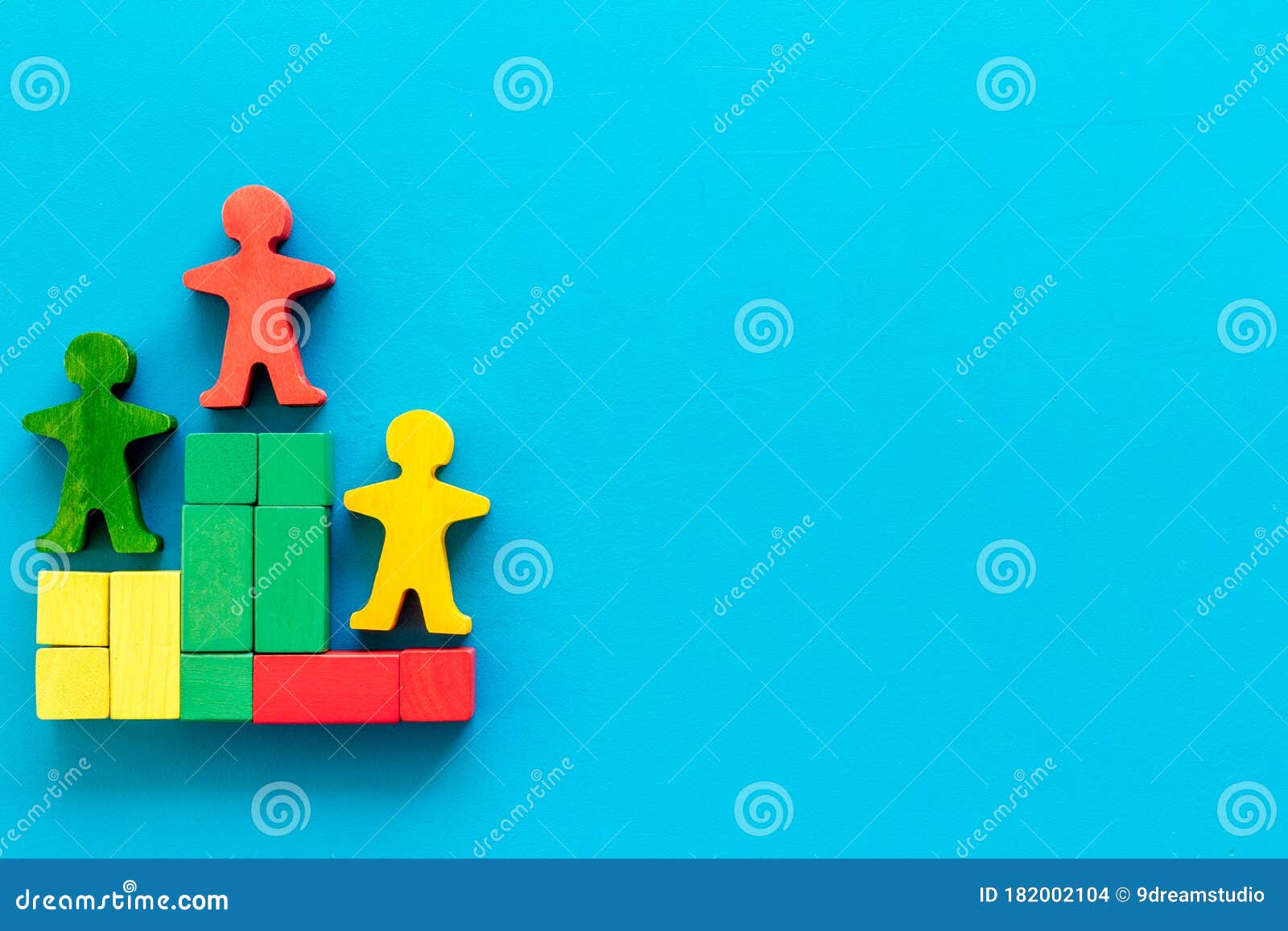 Winners Figures On Pedestal And Losers On Floor, Business Hierarchy ...